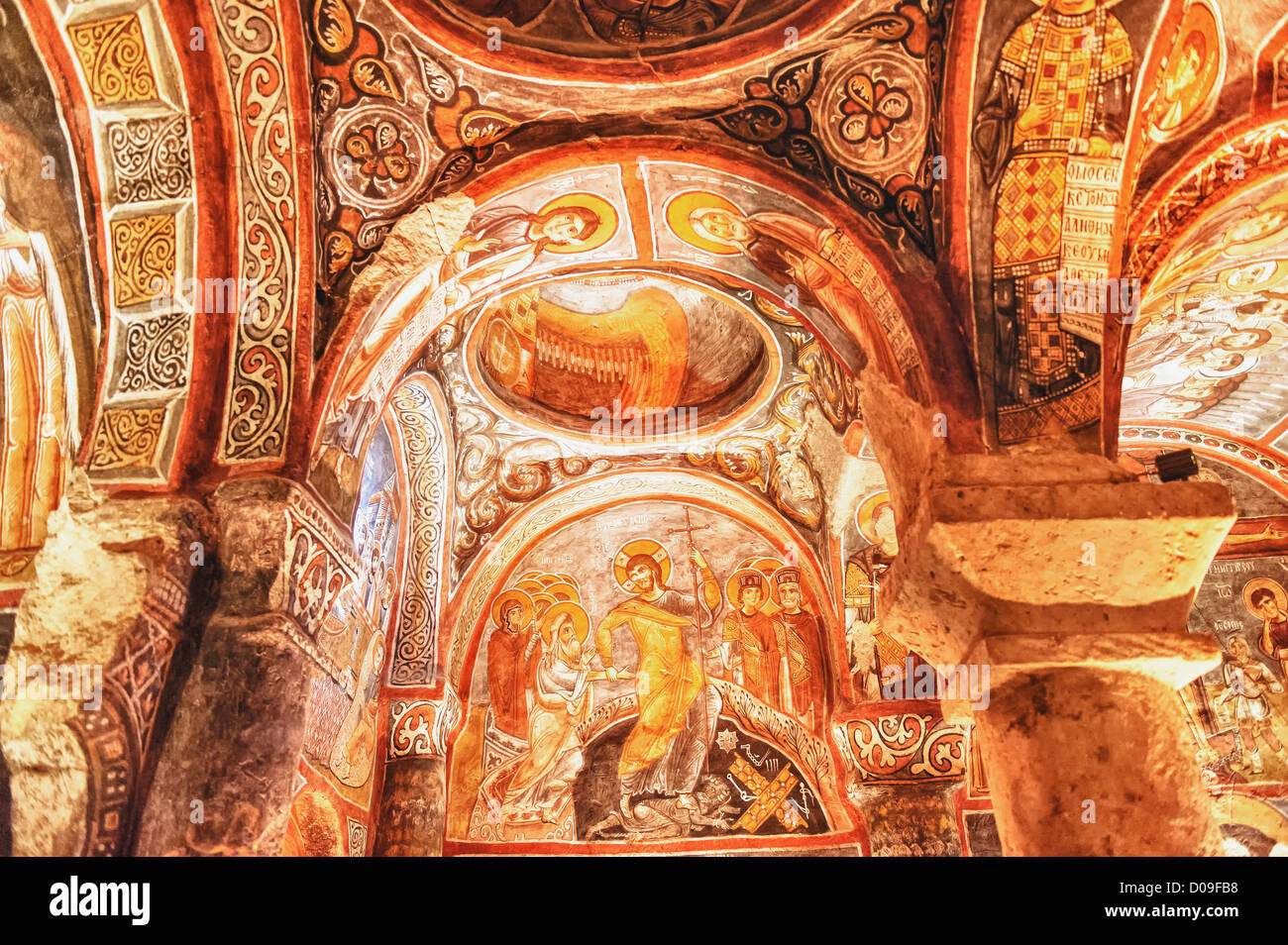 Dark Church or Karanlık Kilise, Göreme National Park, Cappadocia ...