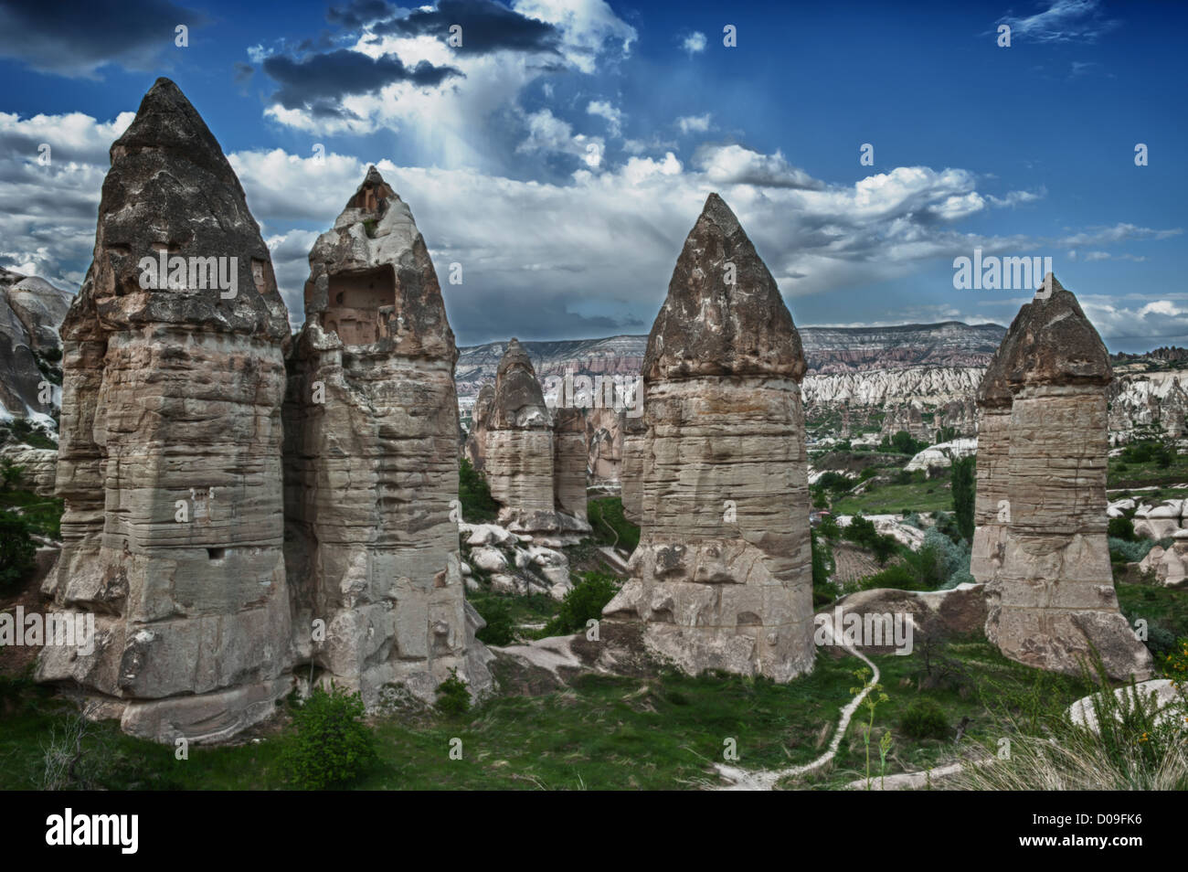 Rock formation, Fairy Chimneys, Uchisar, Göreme National Park ...