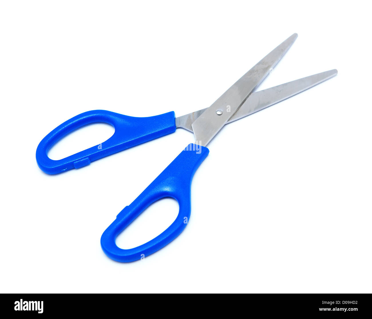 blue scissors isolated on white background Stock Photo - Alamy