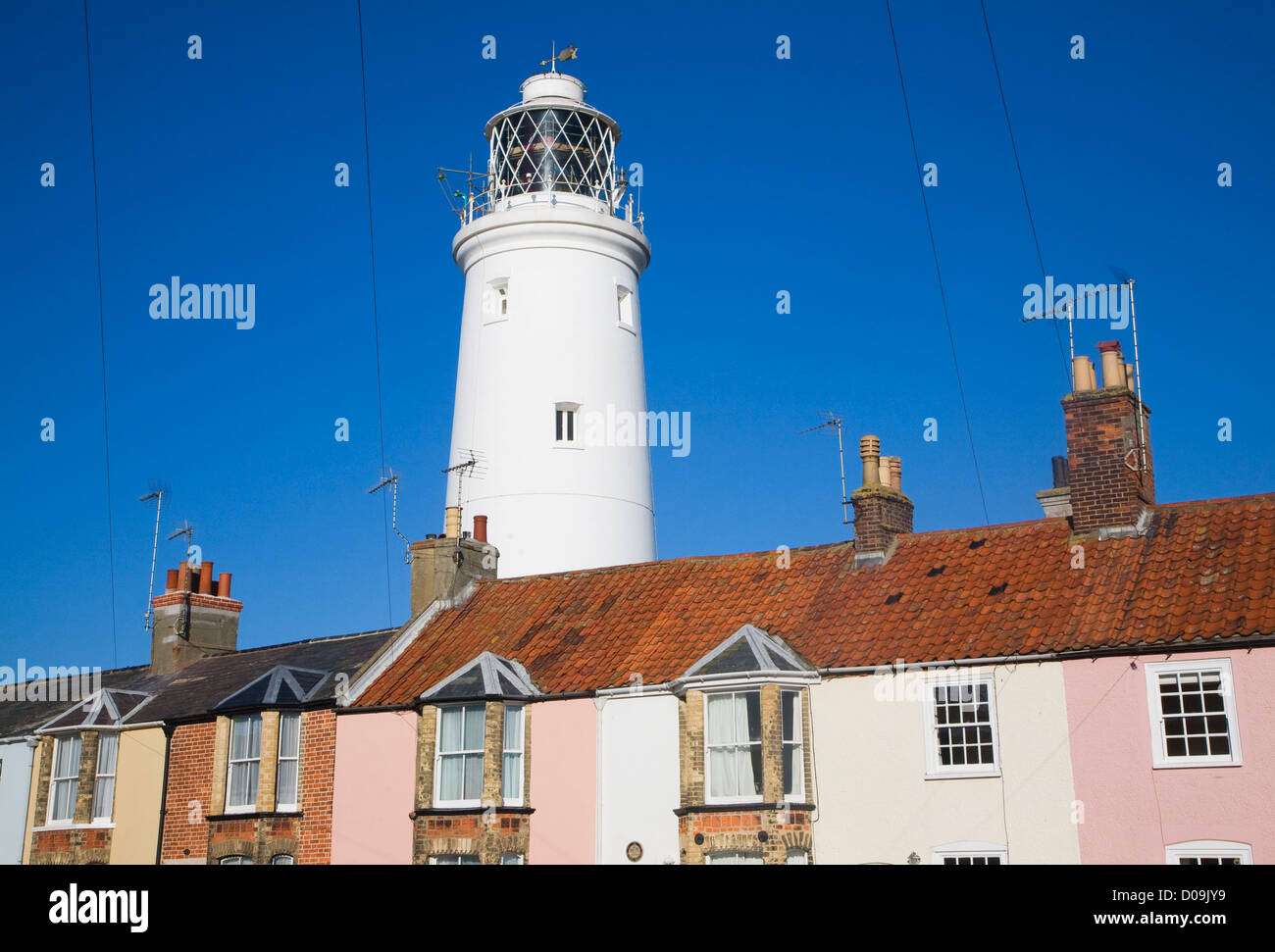 Lighthouse houses Southwold Suffolk England Stock Photo - Alamy