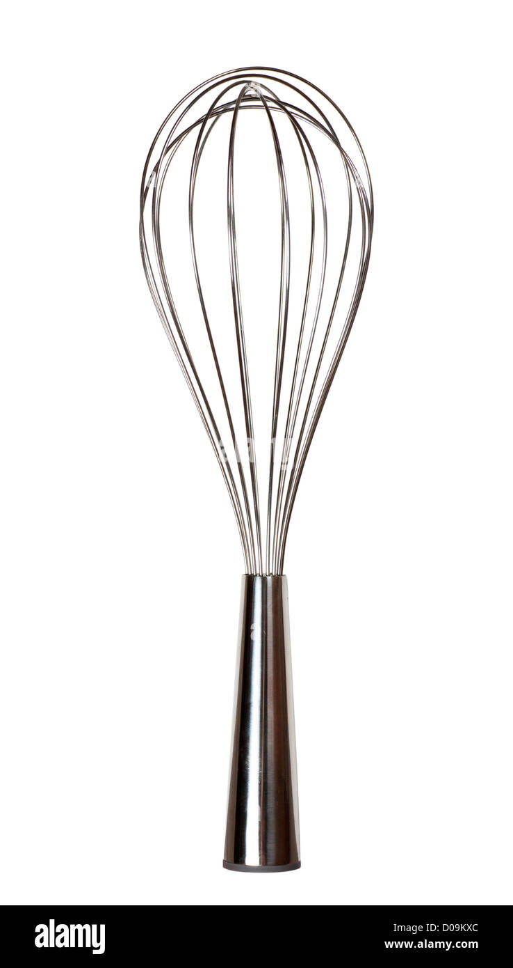 Whisk isolated over white background Stock Photo - Alamy