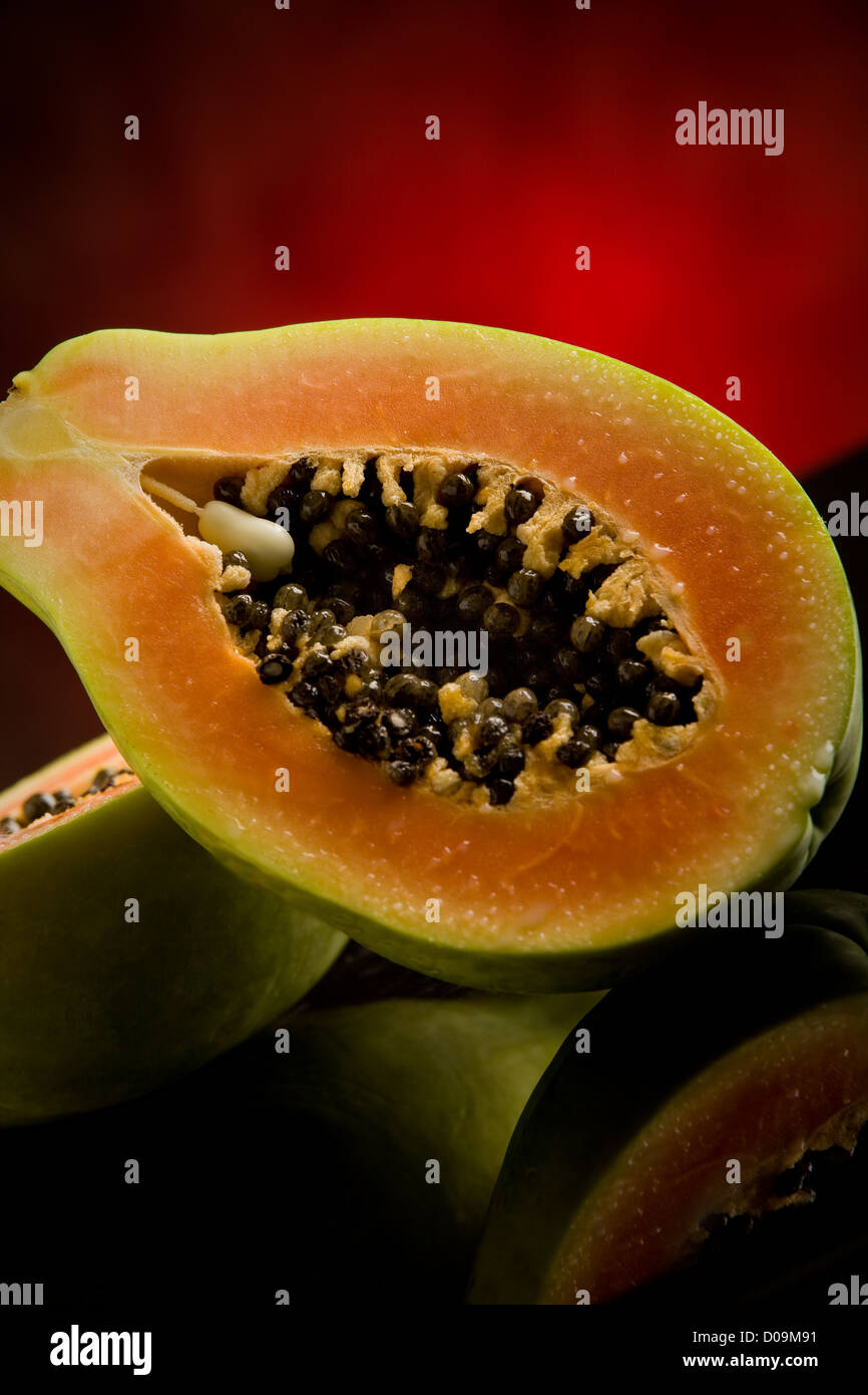 Papaya delicious fruit hi-res stock photography and images - Alamy