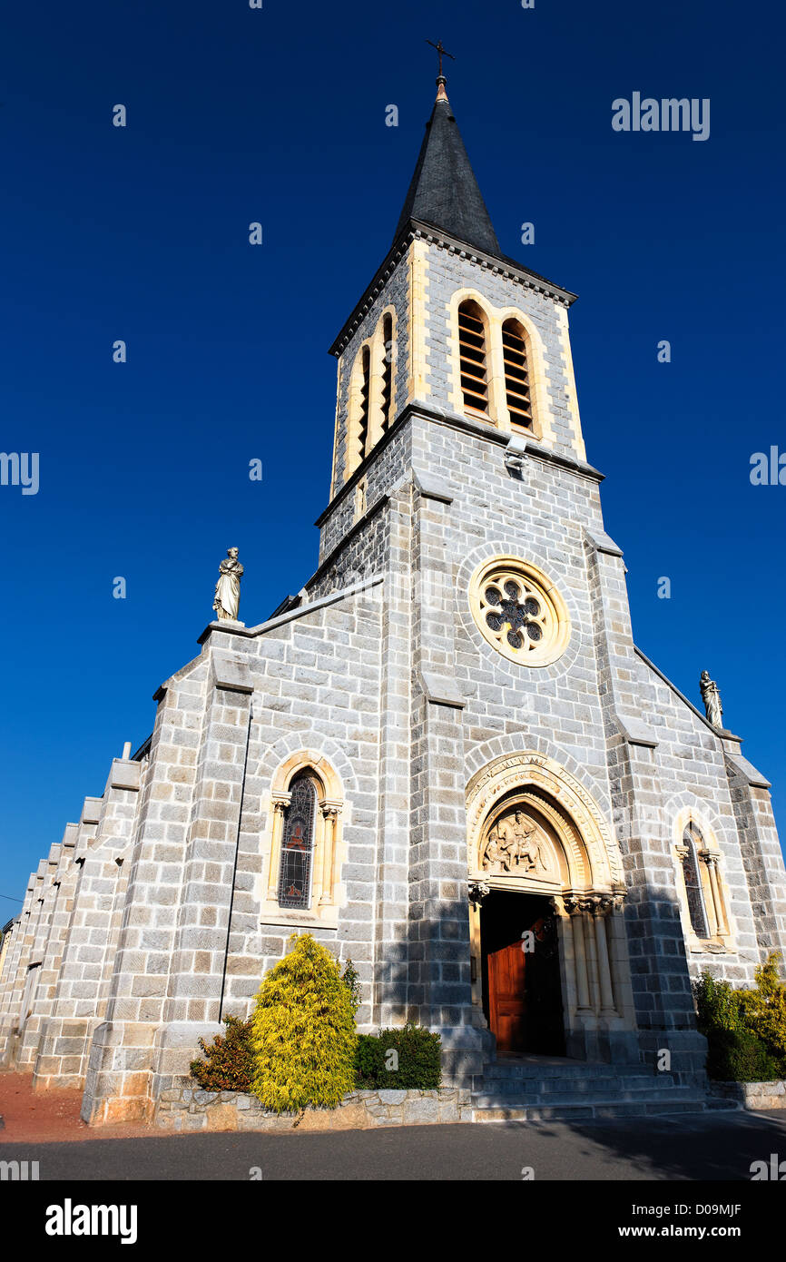 a church in a small village in southern France Stock Photo - Alamy