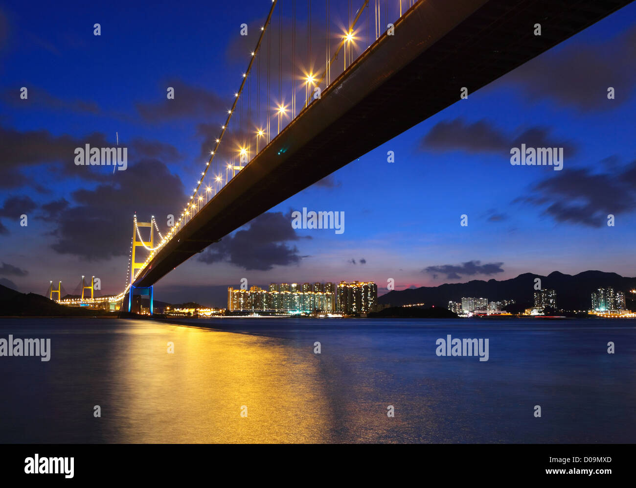 Tsing Ma Bridge in Hong Kong Stock Photo - Alamy