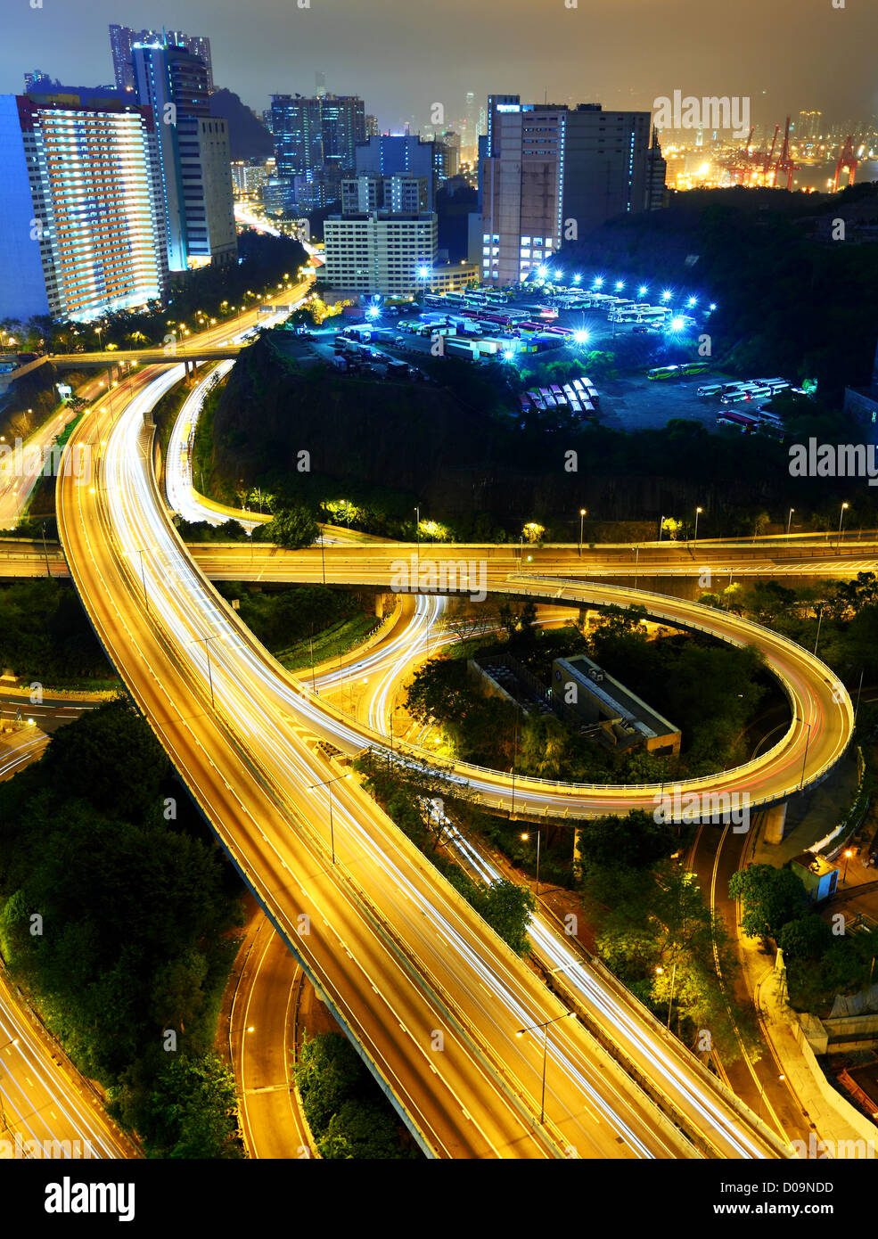 Transportation curve meandering highway hi-res stock photography and ...