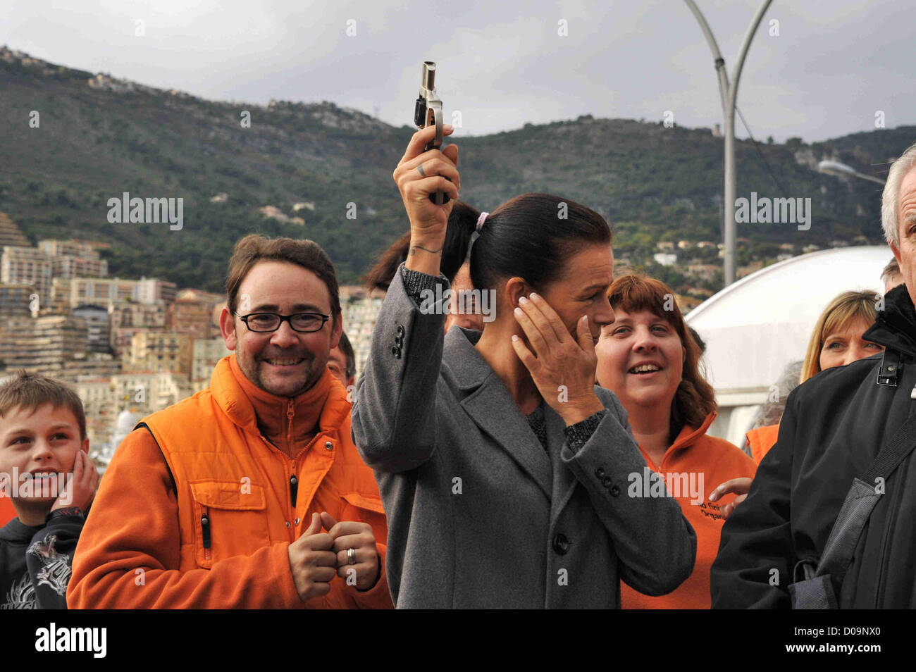 Princess Stephanie of Monaco at the Finish Line charity race to fire ...