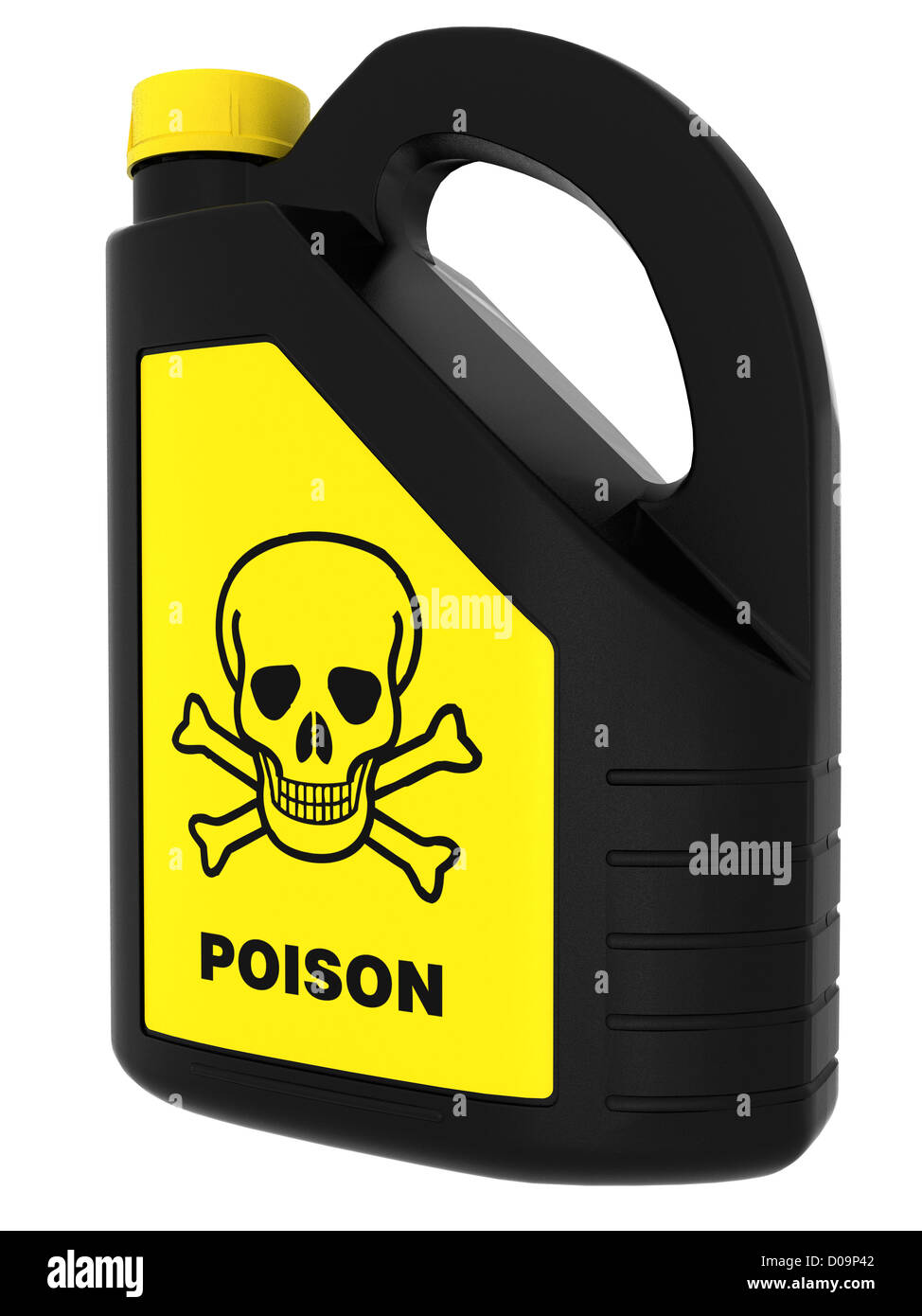 Toxic! Poison can .3D Object Series Stock Photo - Alamy