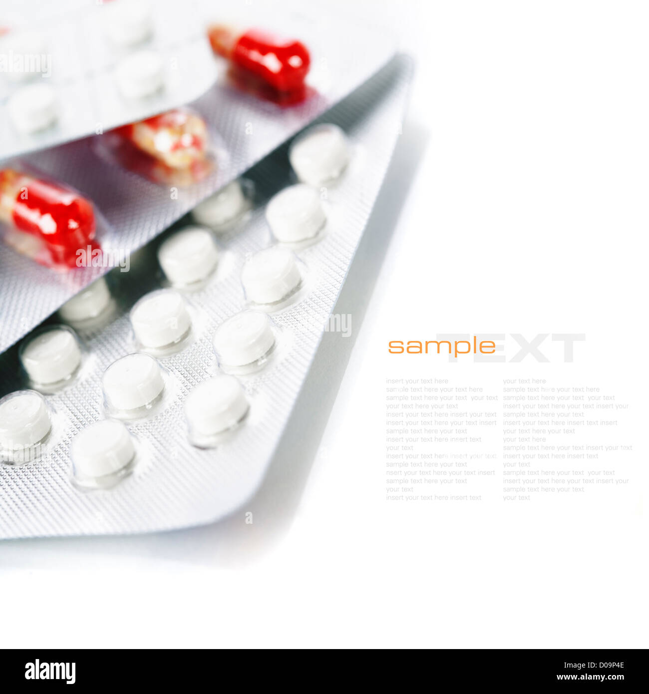 Packs of different pills Stock Photo - Alamy