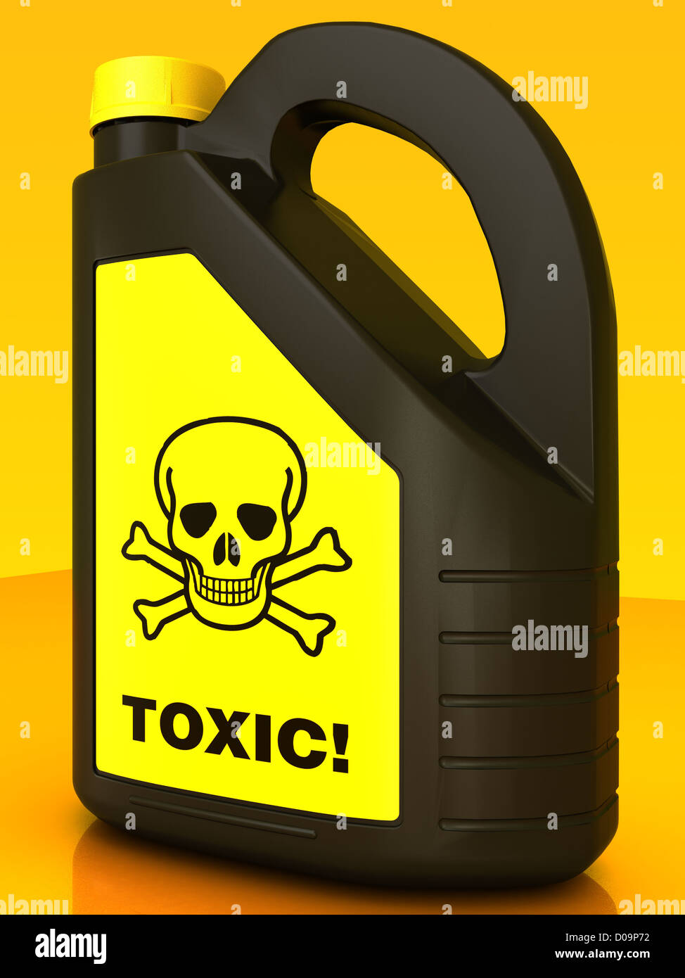 Toxic! Poison can .3D Object Series Stock Photo - Alamy