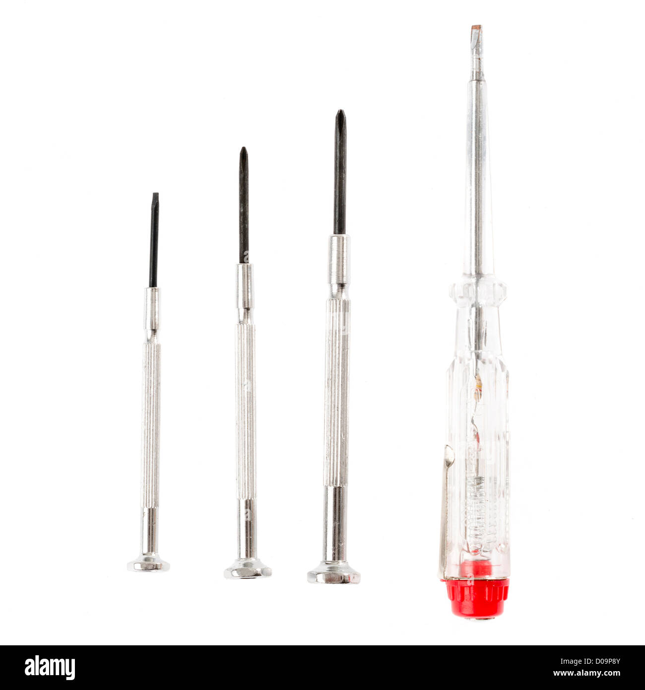 Screwdriver in front of white background Stock Photo - Alamy