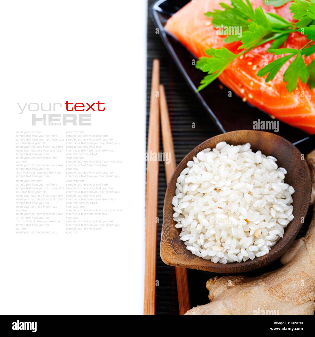 rice and fish Stock Photo - Alamy