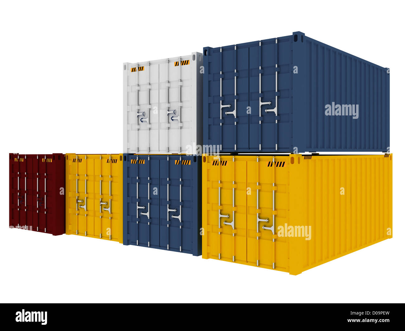 High Quality Cargo Container - Isolated Object Series Stock Photo - Alamy