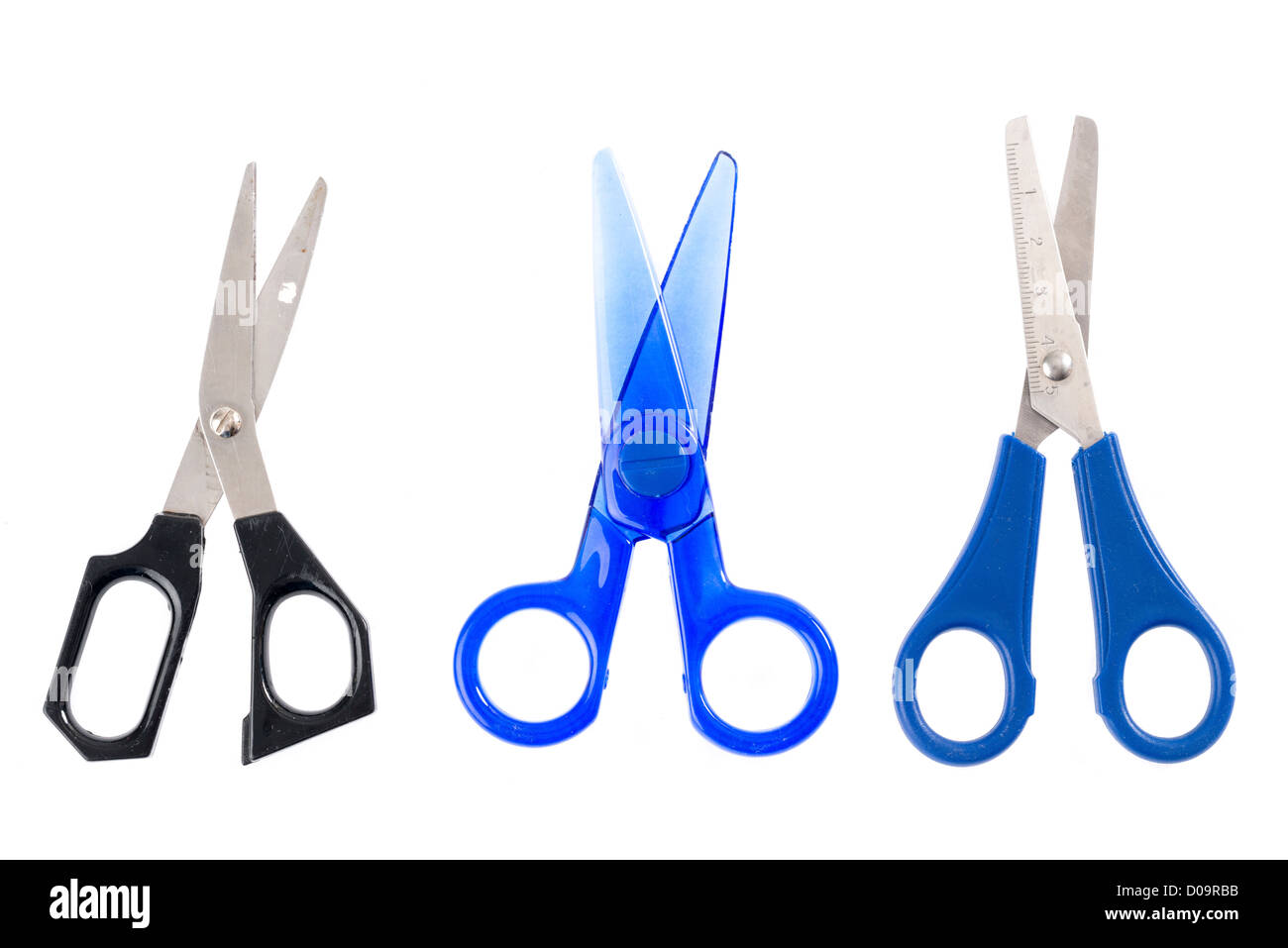 Scissors in front of white background Stock Photo - Alamy