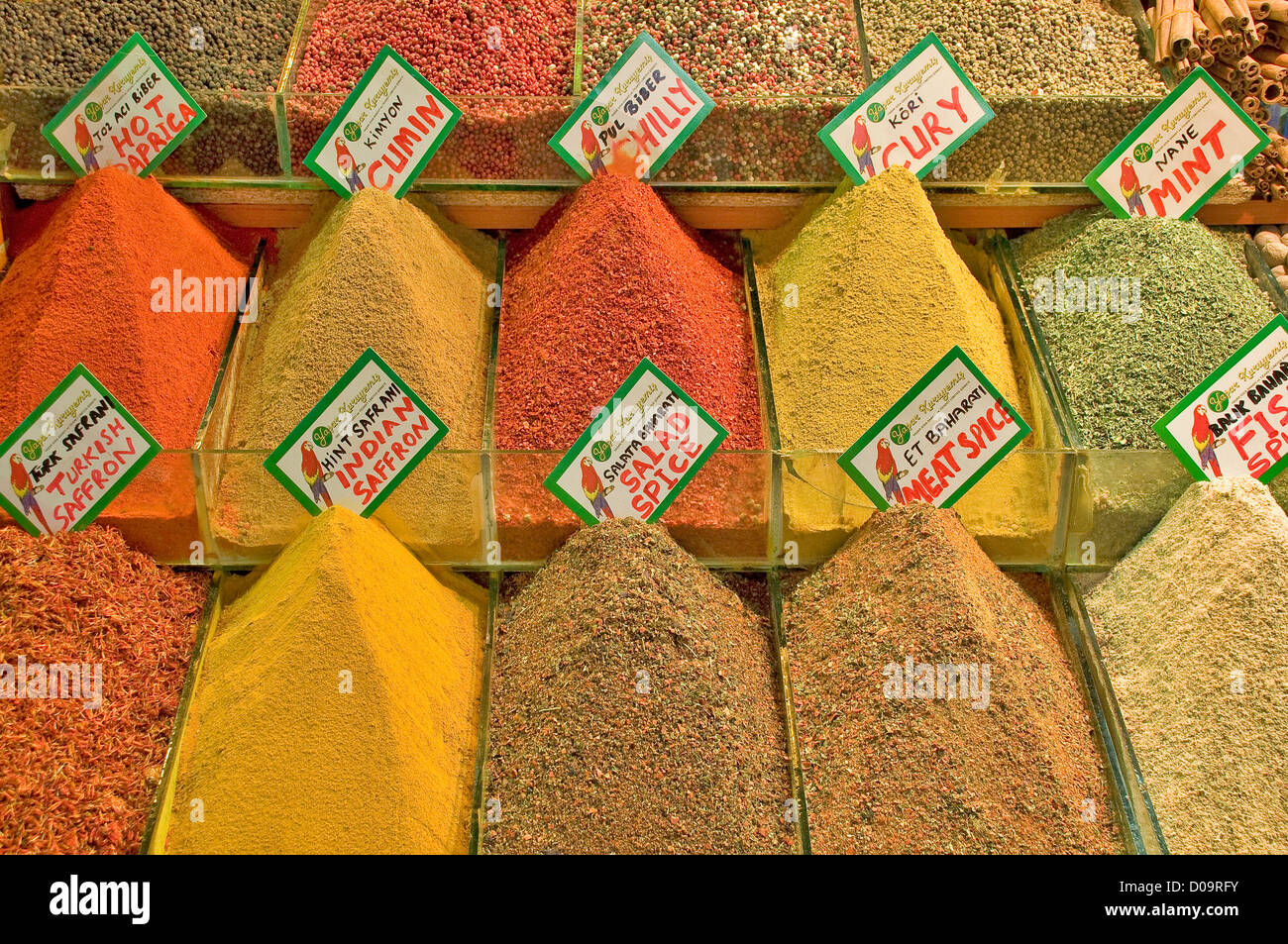 Spice Bazaar Istanbul Turkey Stock Photo - Alamy