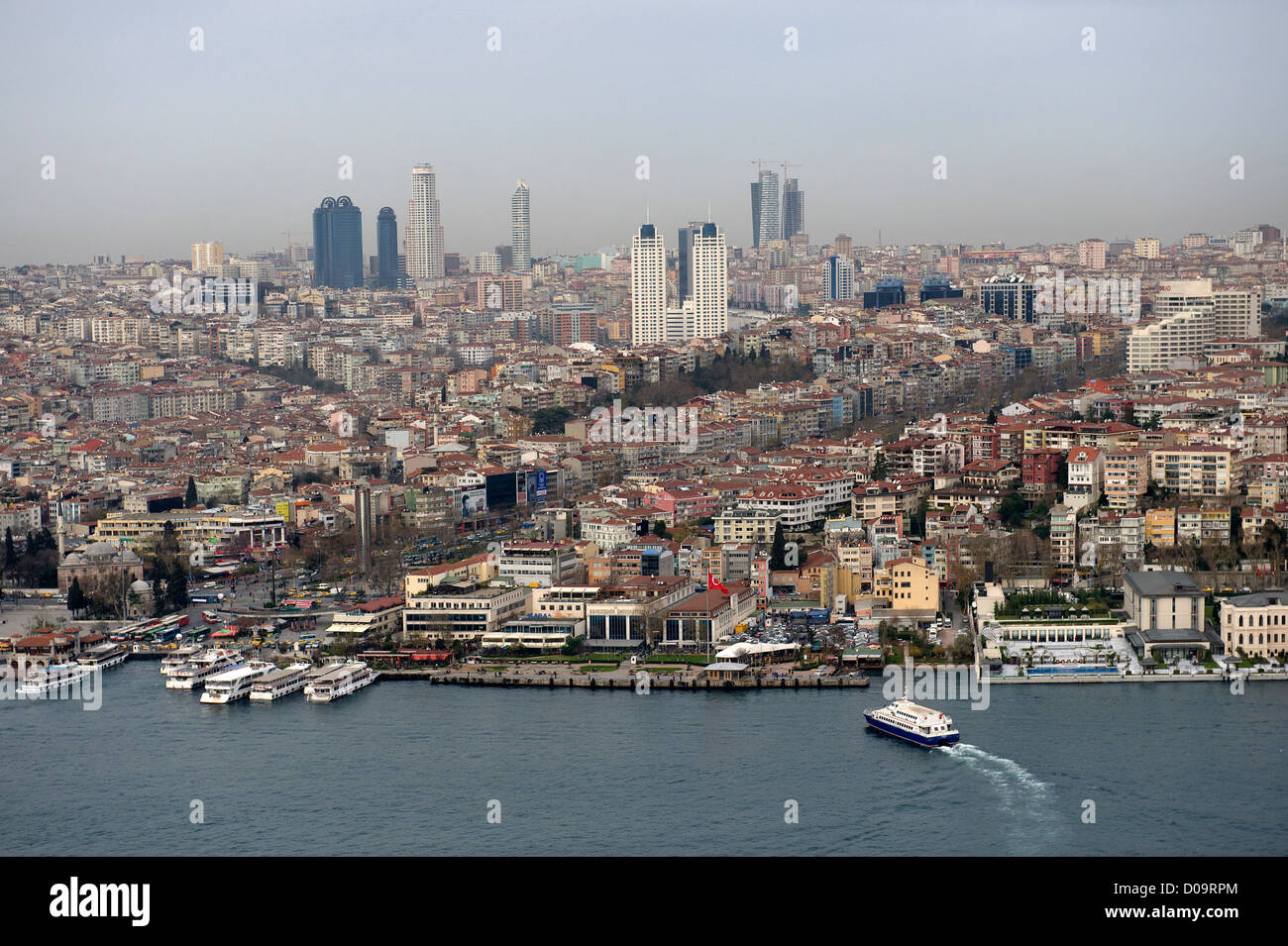 Aerial view of Beşiktaş Istanbul Turkey Stock Photo - Alamy