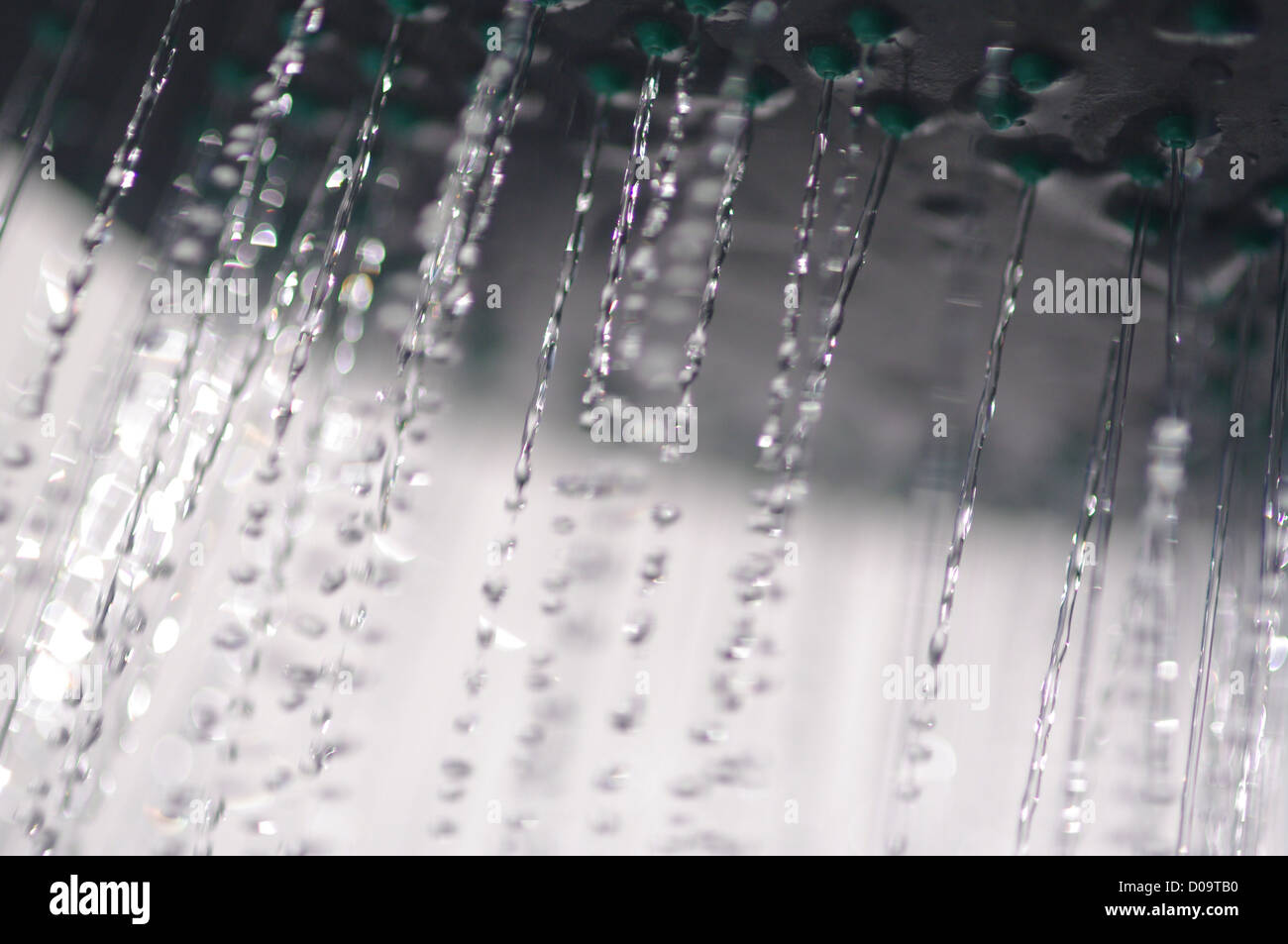 water drops falling from a shower indoors Stock Photo - Alamy