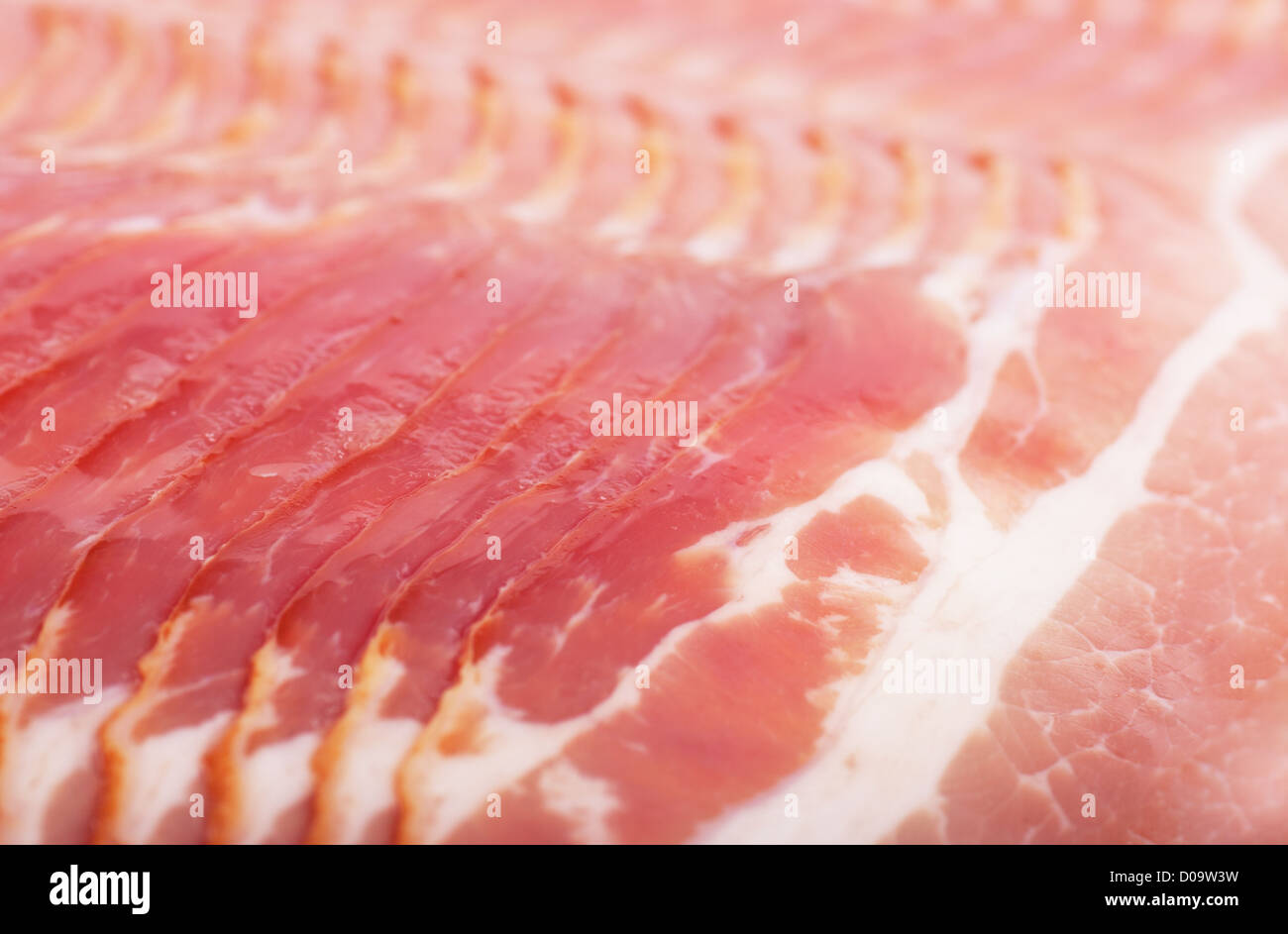 Fresh ham slices Closeup view Stock Photo - Alamy