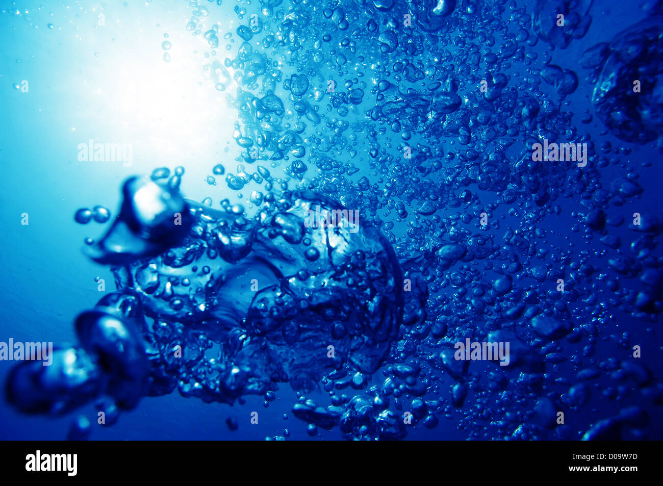 air bubbles in fresh water nice for backgrounds Stock Photo - Alamy