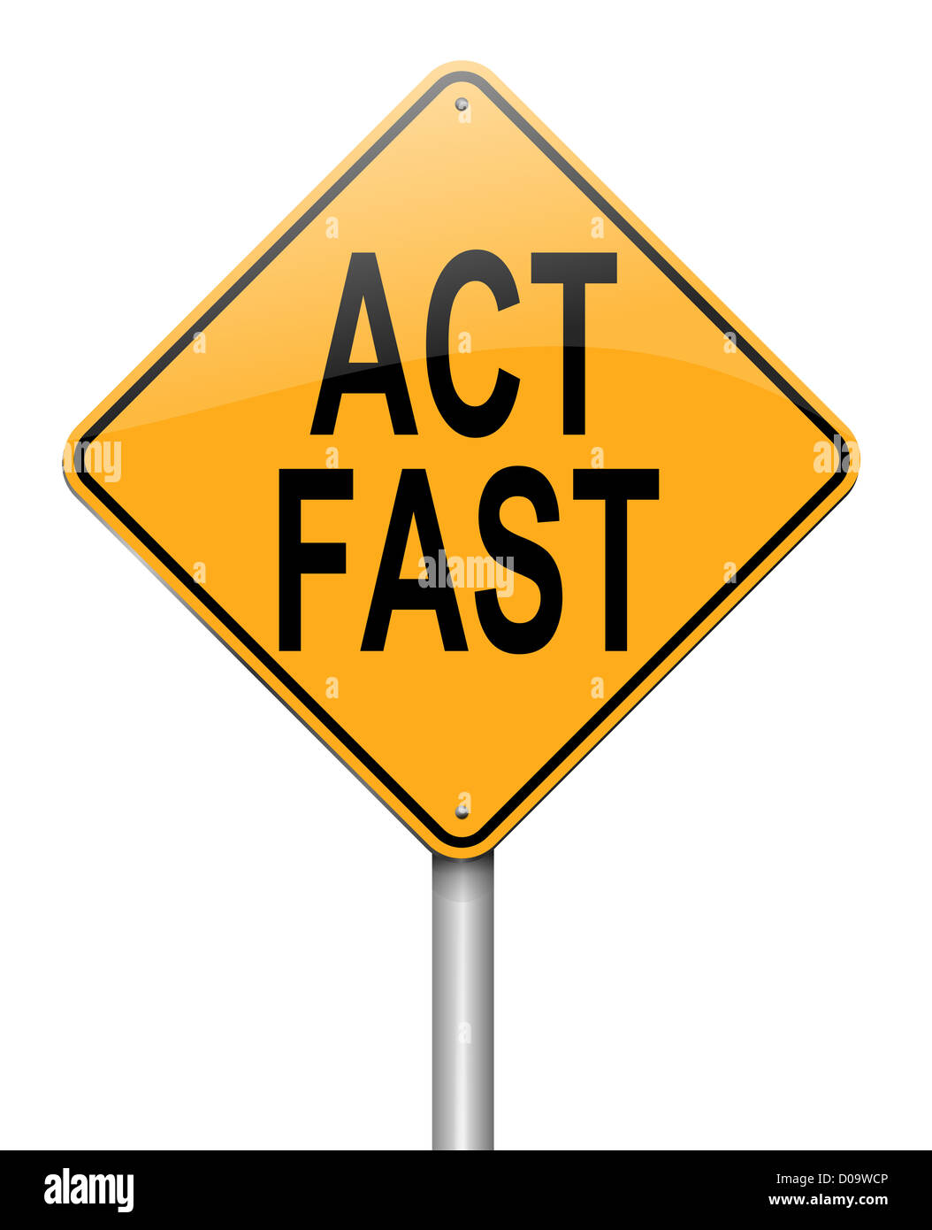 Act fast concept Stock Photo - Alamy