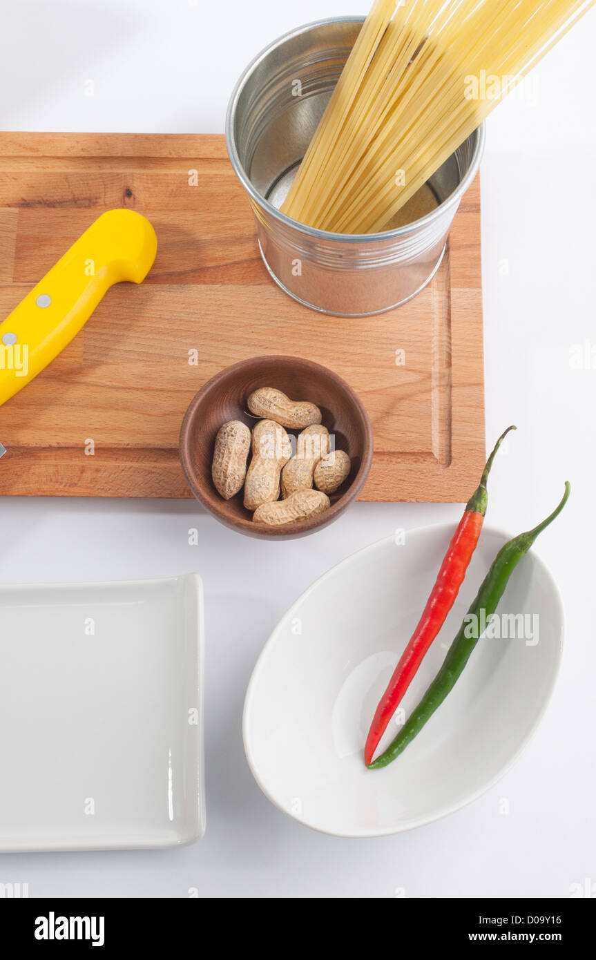 Cook preparation set Stock Photo - Alamy