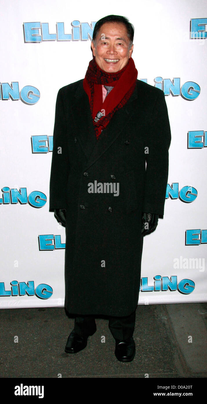 George Takei Opening Night of the Broadway production of 'Elling' at ...