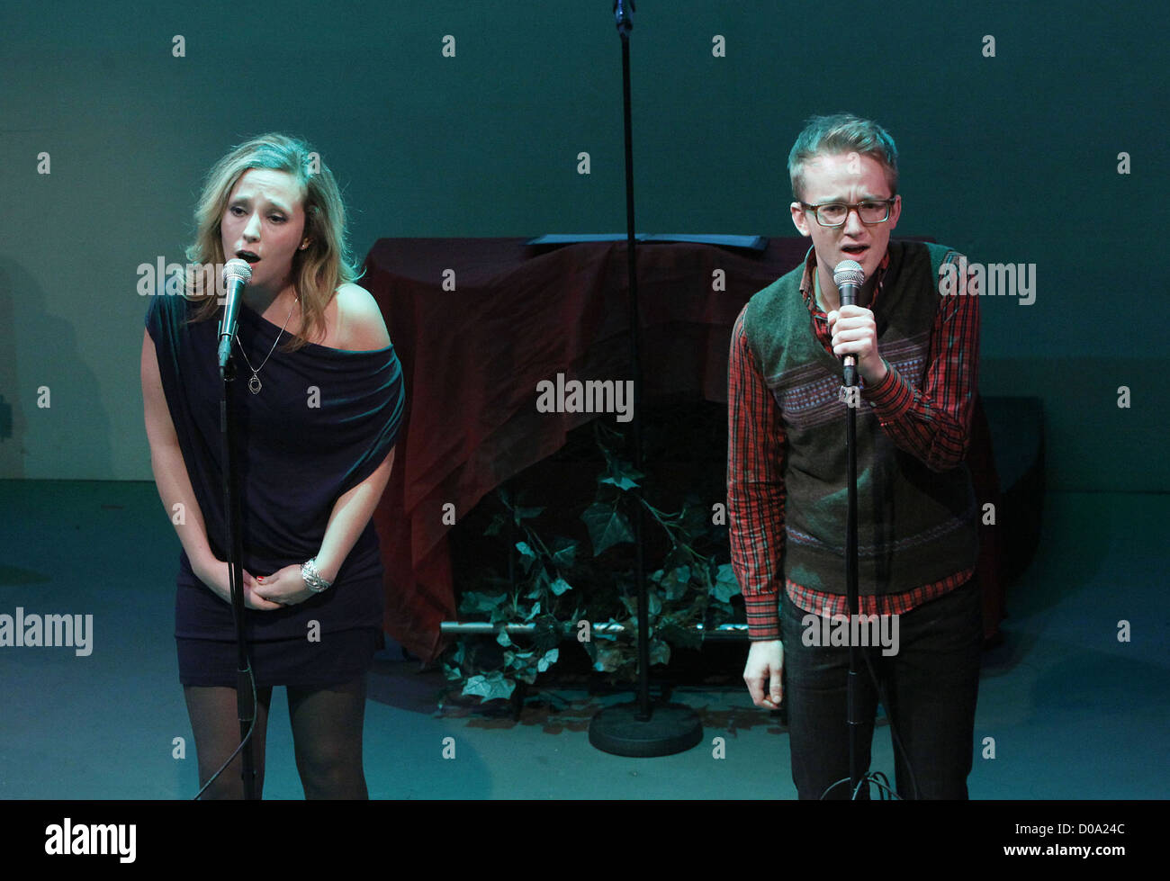 Tracy McDowell and Chase Davidson The Broadway Speaks OUT! presentation ...