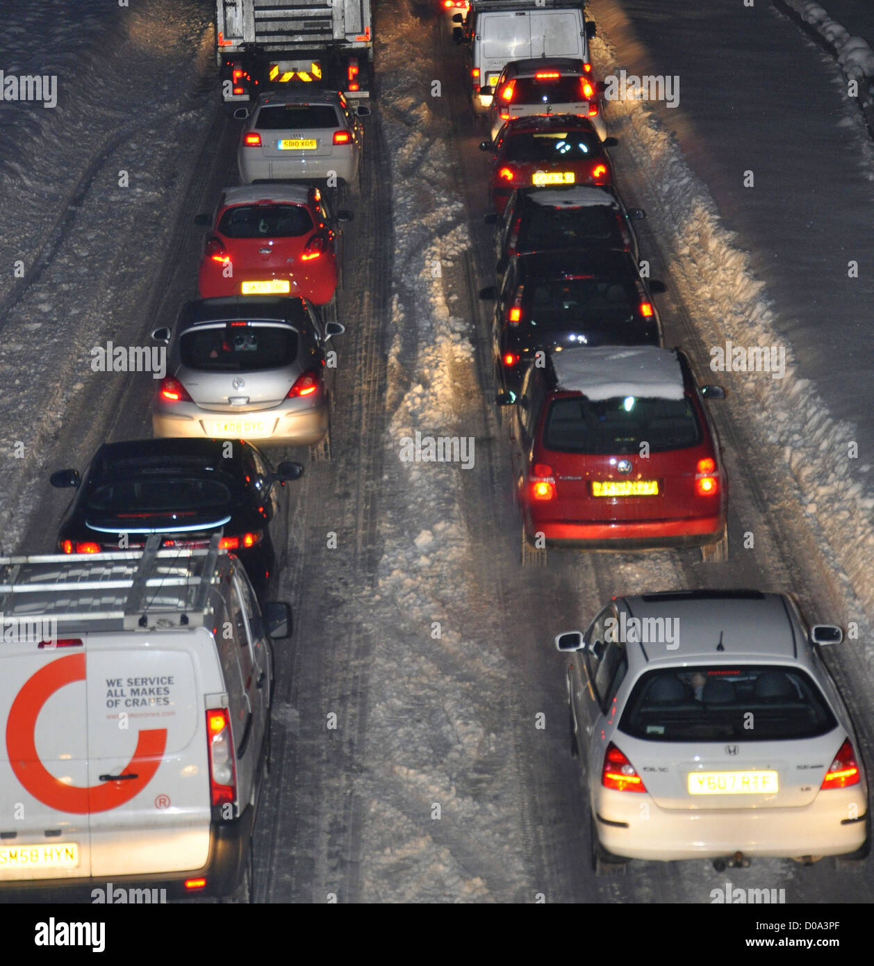 Hundreds of drivers stuck on the swbound motorway of the M at Junction ...
