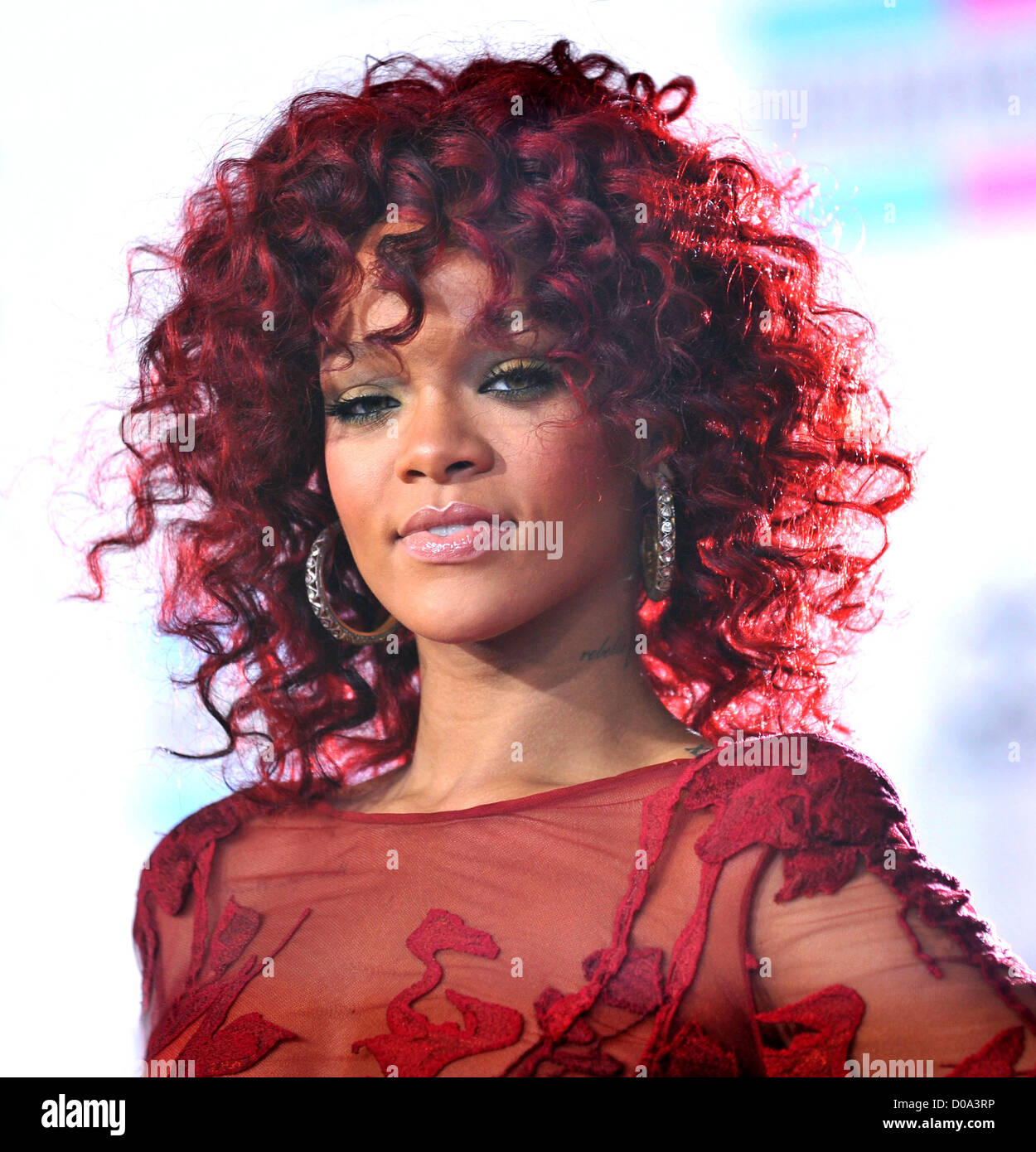 Rihanna 2010 American Music Awards (AMAs) held at the Nokia Theatre L.A ...