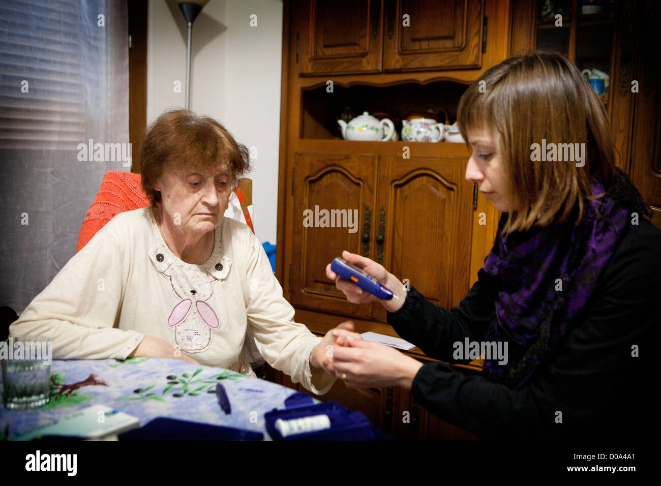 Diabetes test home hi-res stock photography and images - Alamy