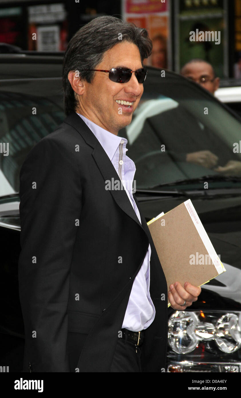 Ray Roma celebrities outside The Ed Sullivan Theater for 'The Late Show ...