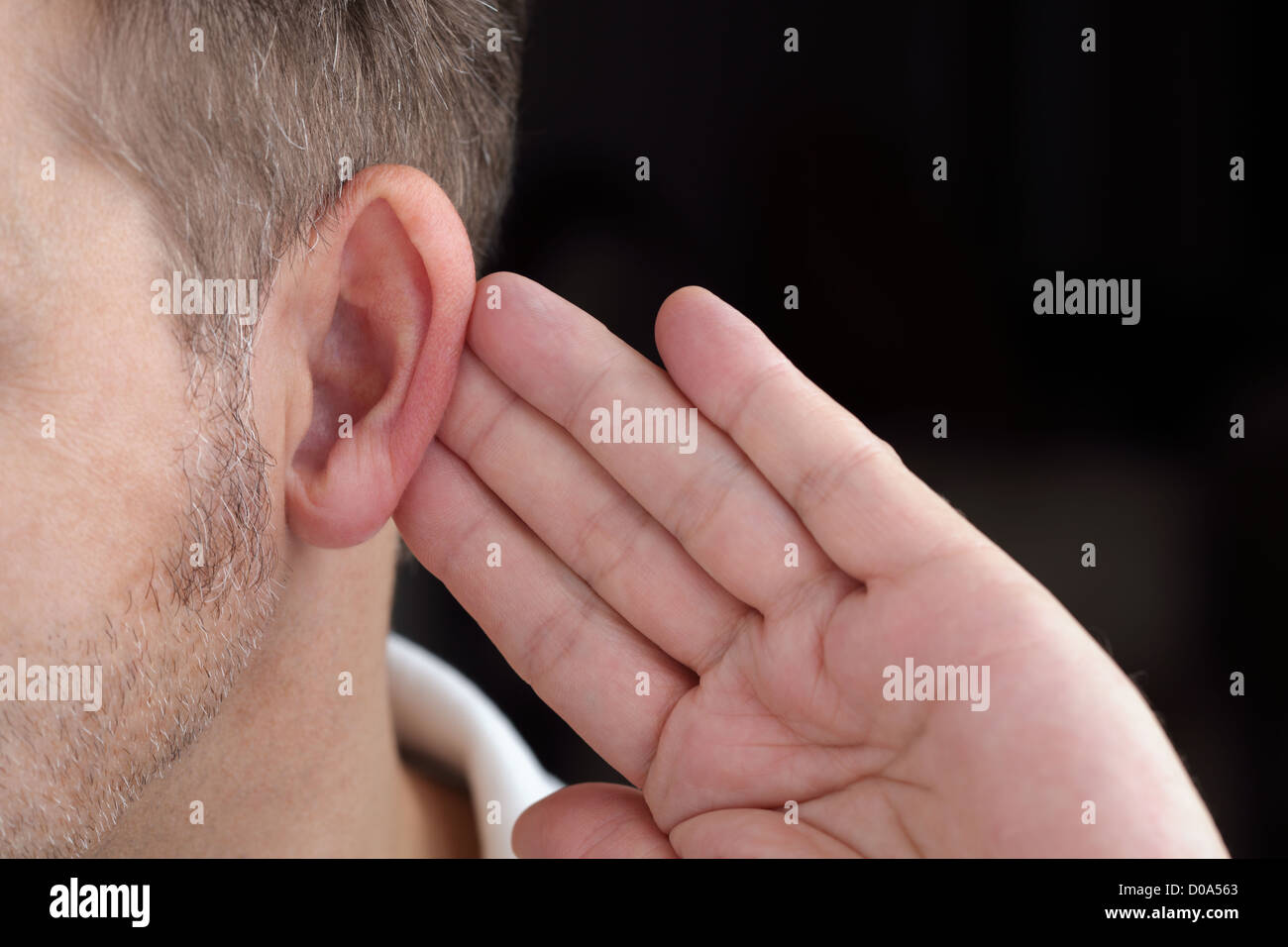 Listening sign hi-res stock photography and images - Alamy