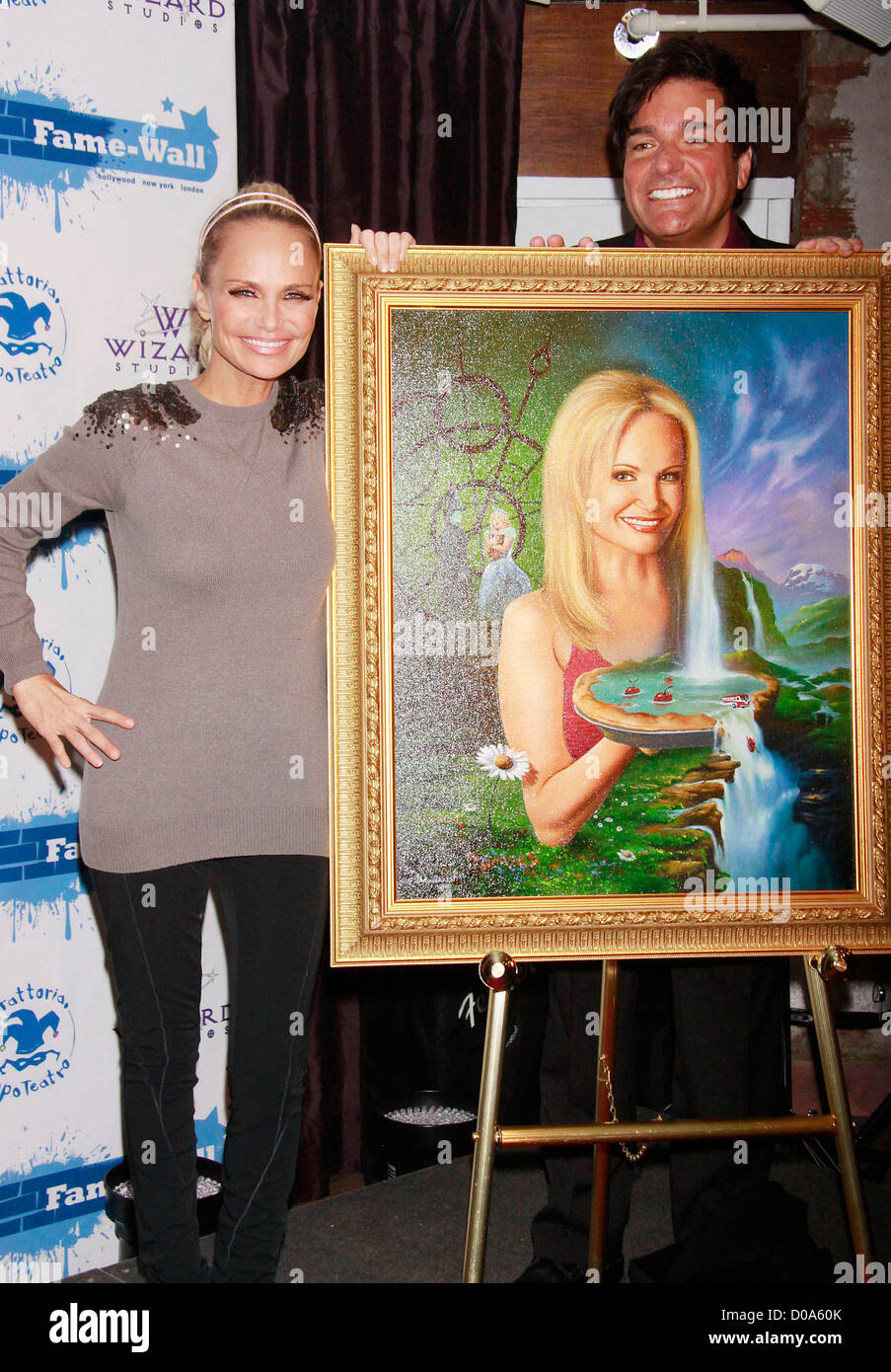 Kristin Chenoweth and Dale Badway Fame-Wall Portrait unveilings of Sean ...