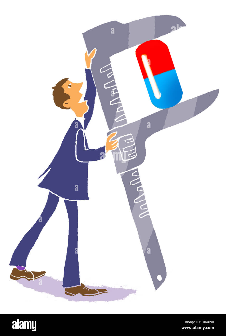 A CAPSULE-FORM, DRAWING Stock Photo - Alamy