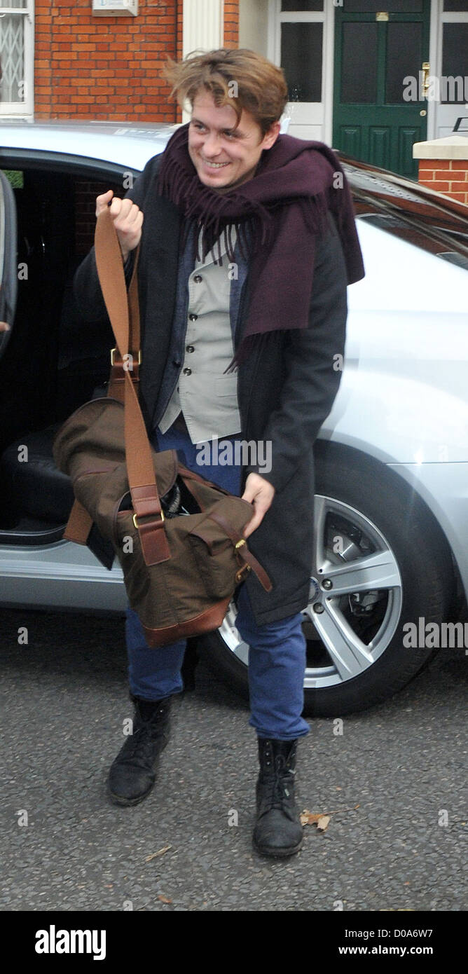 Mark Owen of Take That arriving at Maida Vale studios the Radio One ...