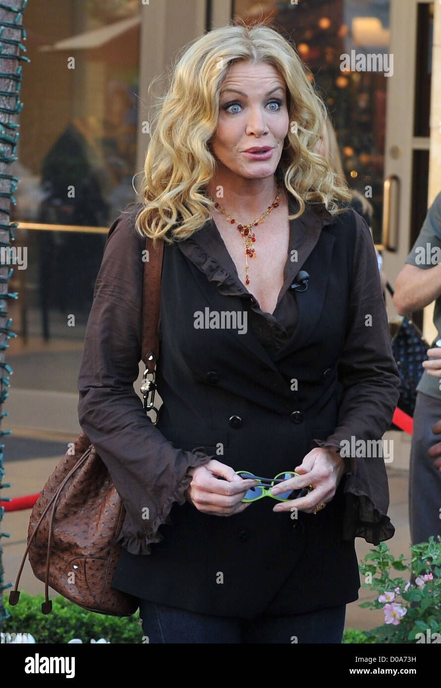 Shannon Tweed arrives for the Extra TV show interview at The Grove Los ...