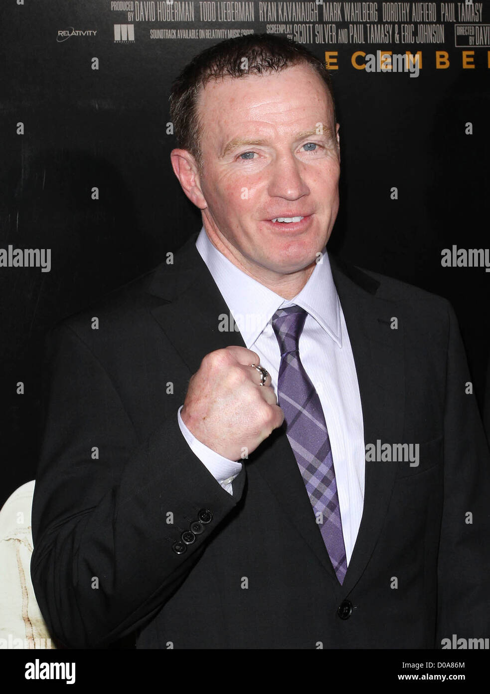 Mickey Ward Los Angeles Premiere of 'The Fighter' held at the Grauman's ...