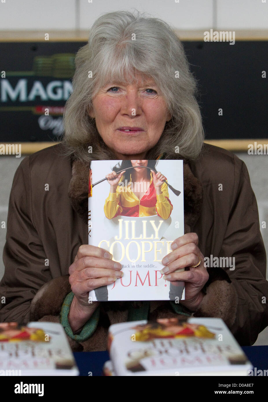 Jilly Cooper promotes and signing copies of her new novel 'Jump' at ...