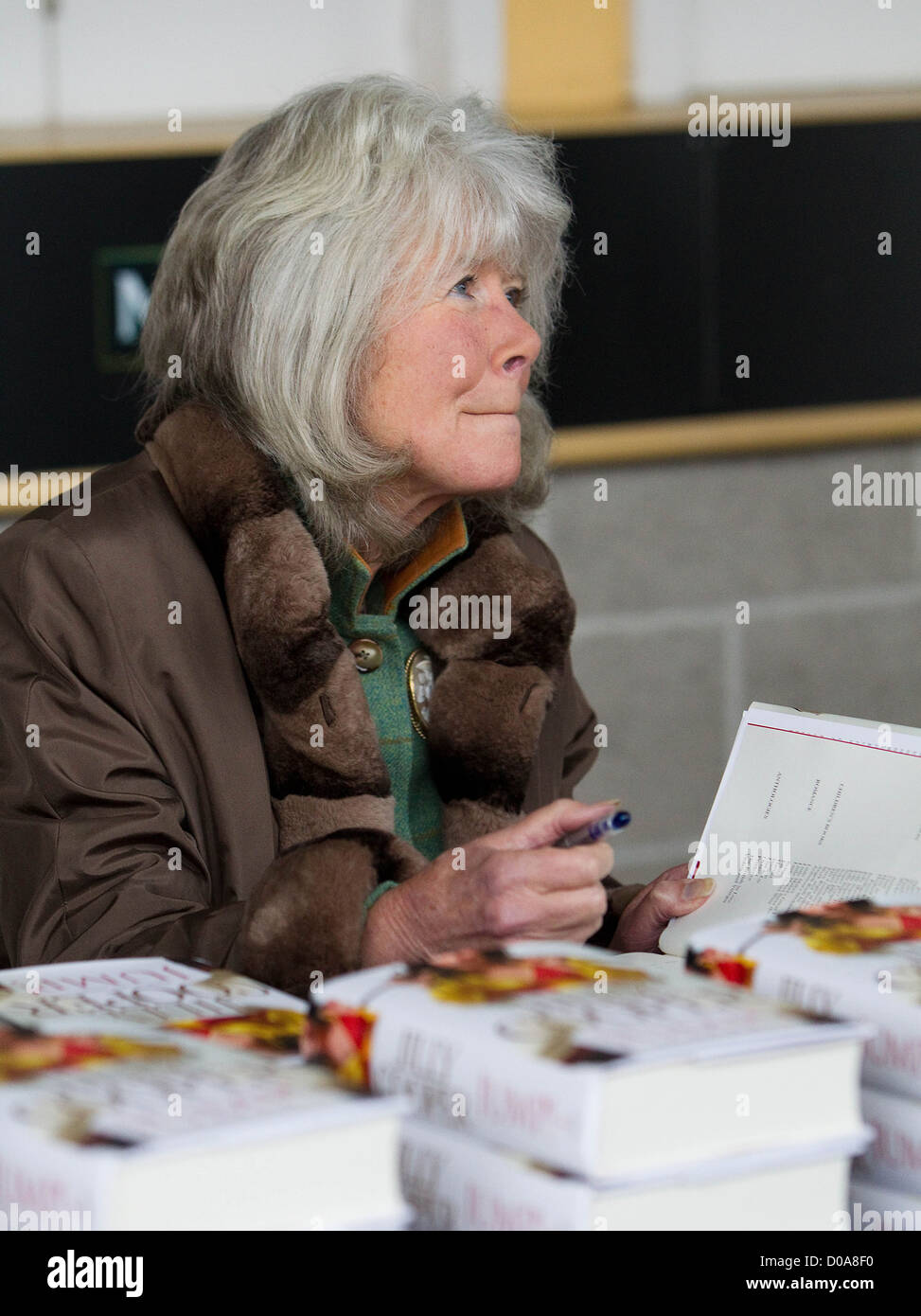 Jilly Cooper promotes and signing copies of her new vel 'Jump' at ...