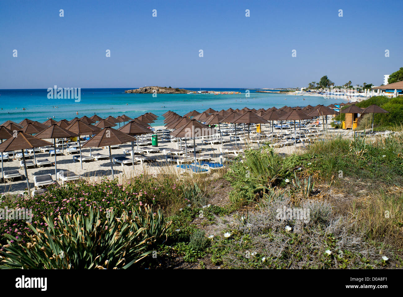 nissi bay ayia nappa cyprus Stock Photo - Alamy