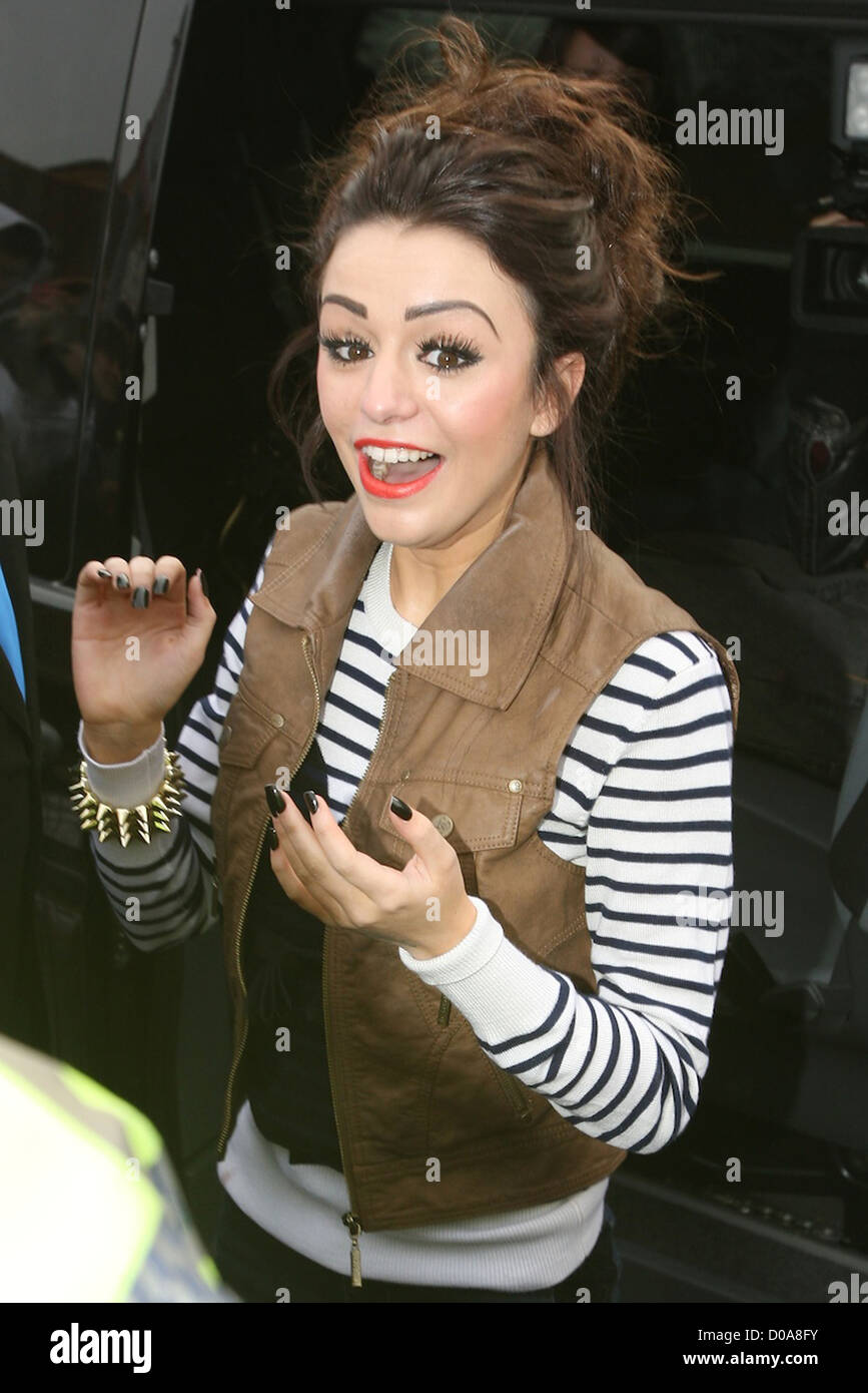The X Factor finalist Cher Lloyd visits her old school, Somers Park in ...