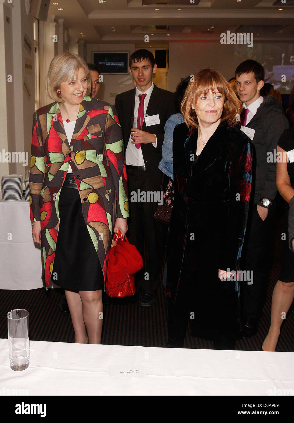 Home Secretary Theresa May and Frances Lawrence The Philip Lawrence ...