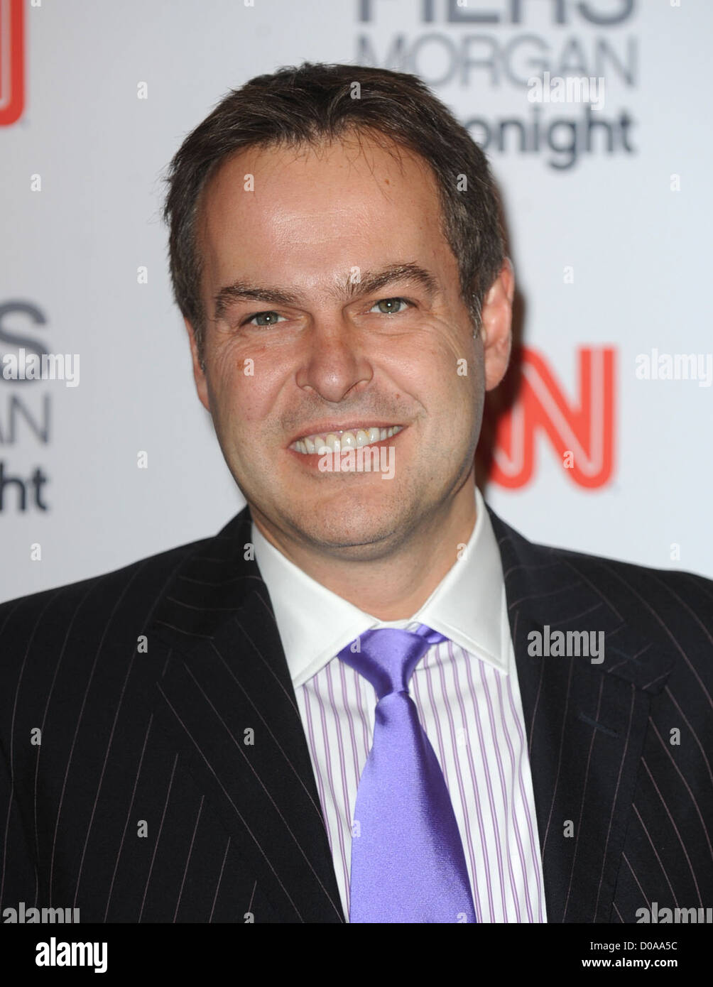 Peter Jones arriving at the launch of CNN's Piers Morgan Tonight, at ...