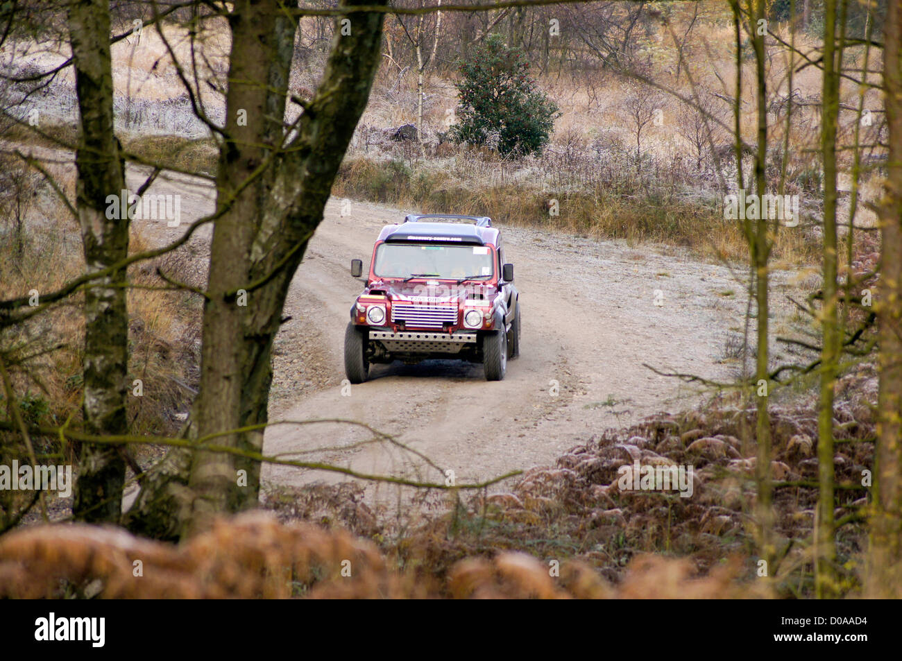 Malton Forest Rally, November 2012. Cropton stage Stock Photo - Alamy