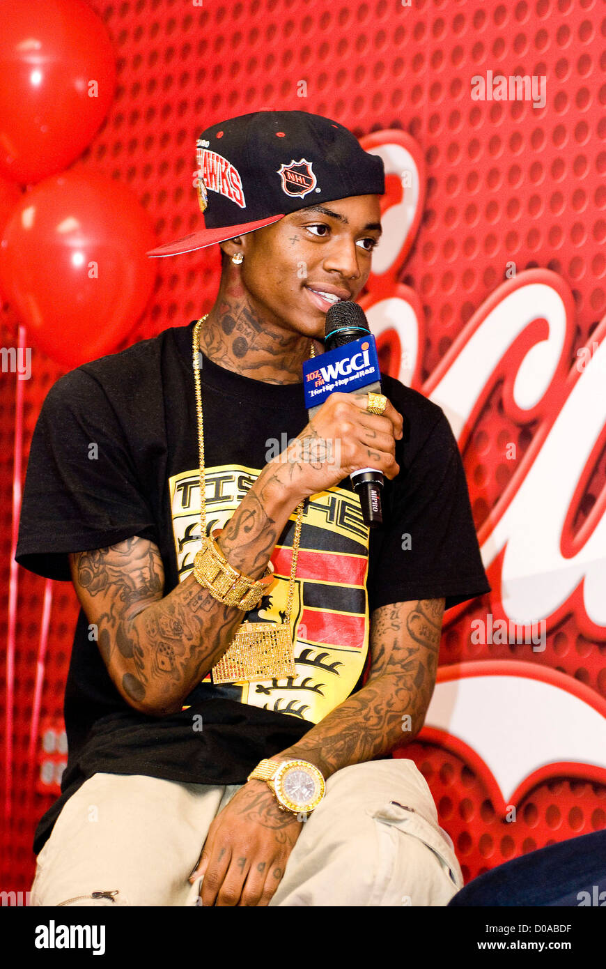 Soulja Boy WGCI On-Air personality Consuella Williams interviews rapper ...