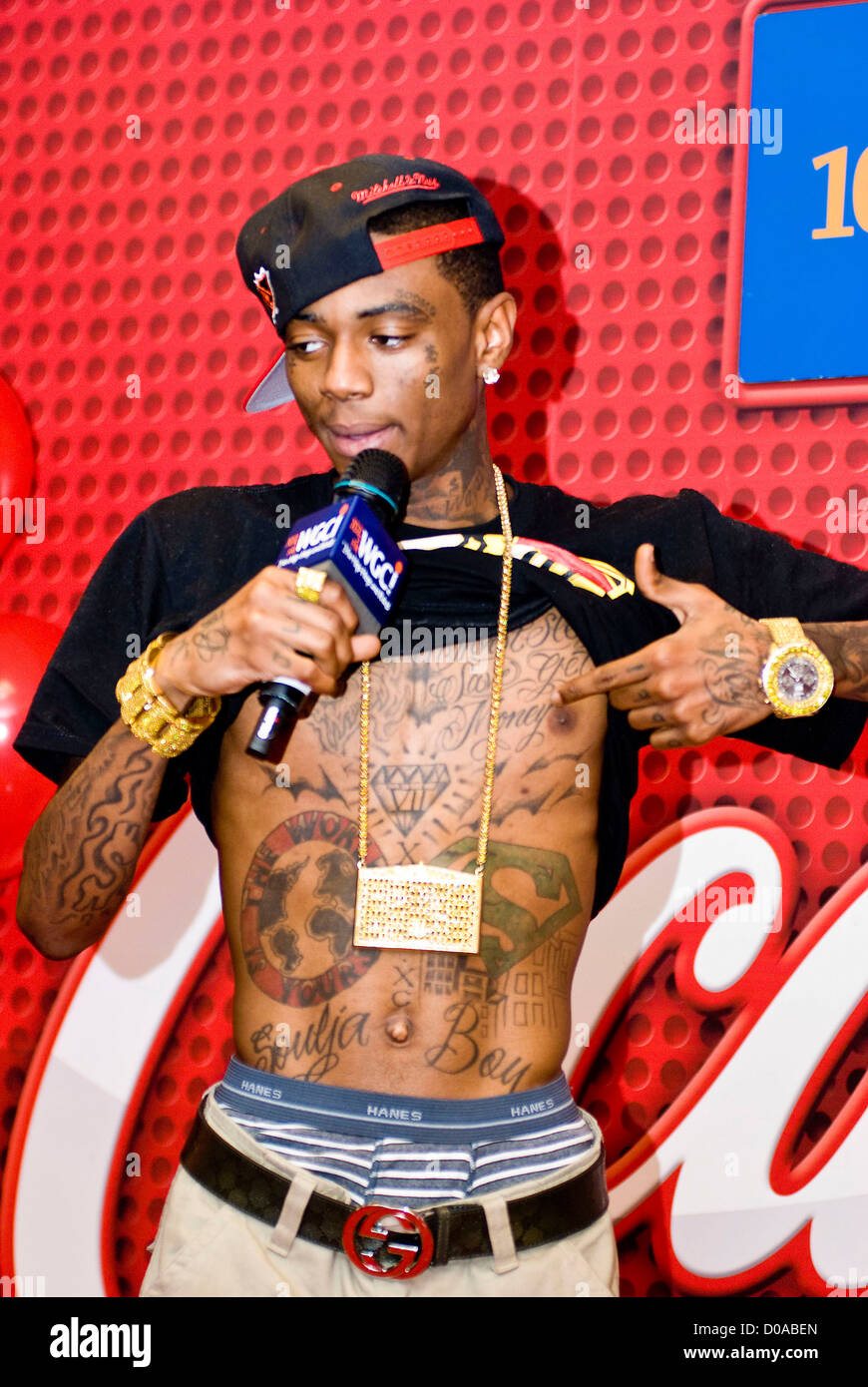 Soulja Boy WGCI On-Air personality Consuella Williams interviews rapper ...