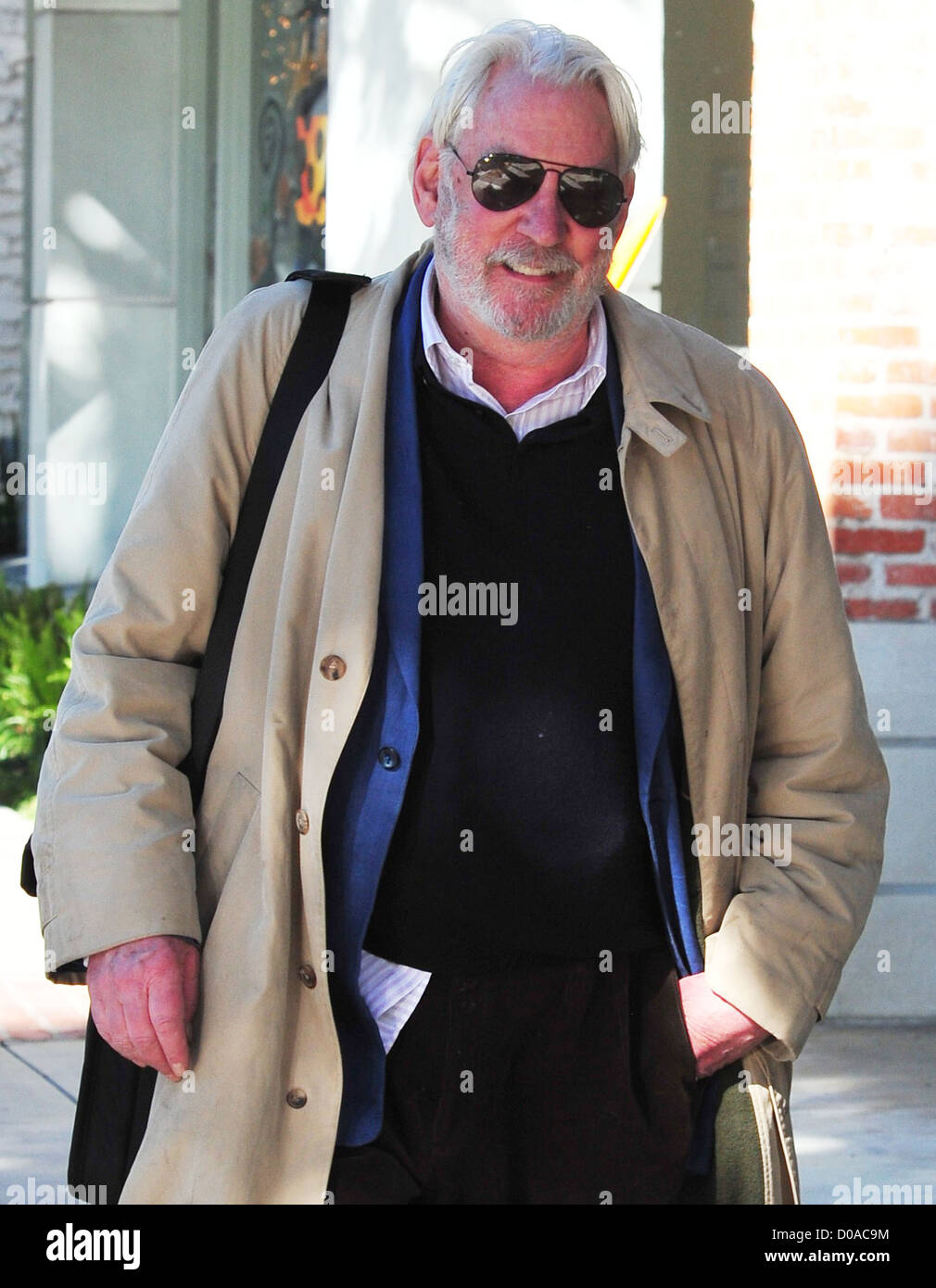 Veteran actor Donald Sutherland out and about in Santa Monica ...