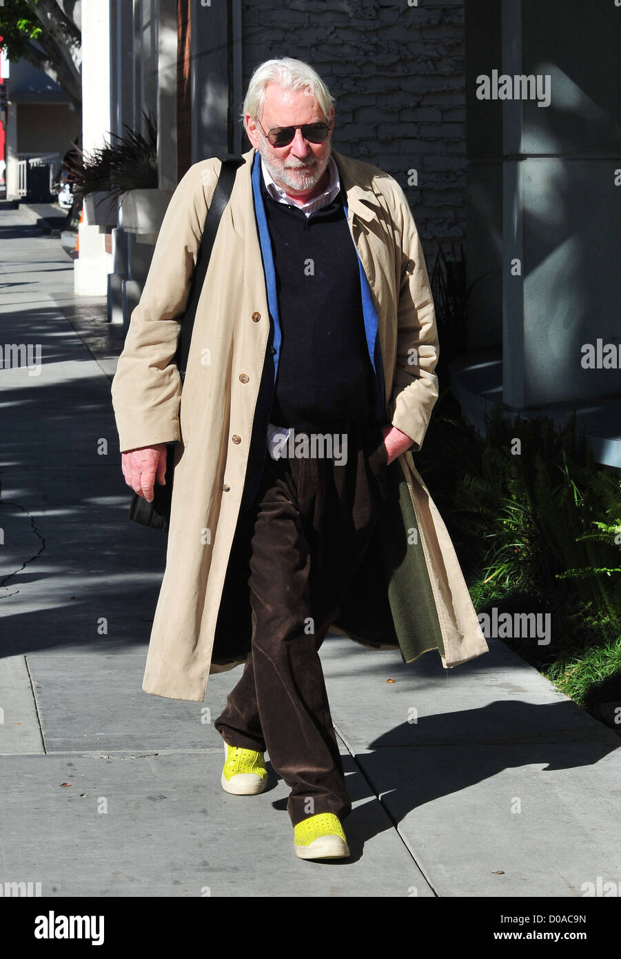Veteran actor Donald Sutherland out and about in Santa Monica ...