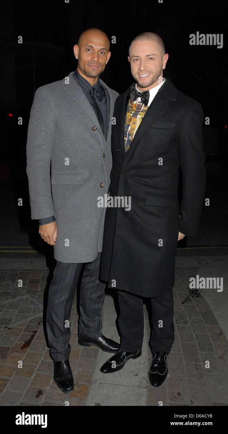 Danny Brown and Brian Friedman (right), The Dickensian Ball held at ...