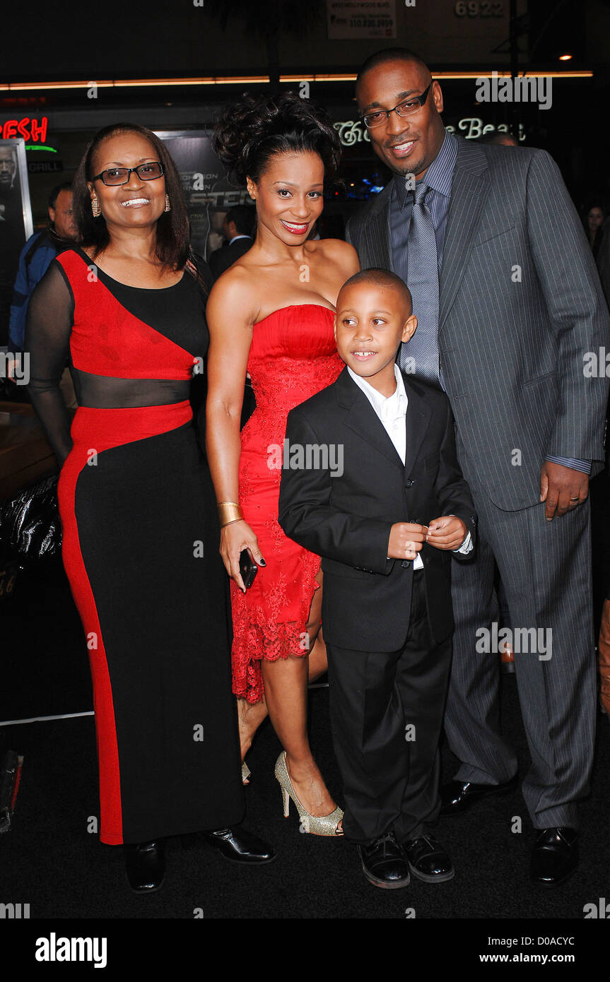 Director George Tillman Jr and family Los Angeles Premiere of 'Faster ...