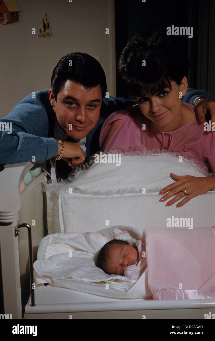 MICHAEL CALLEN with wife and their child 1961.21638.(Credit Image ...